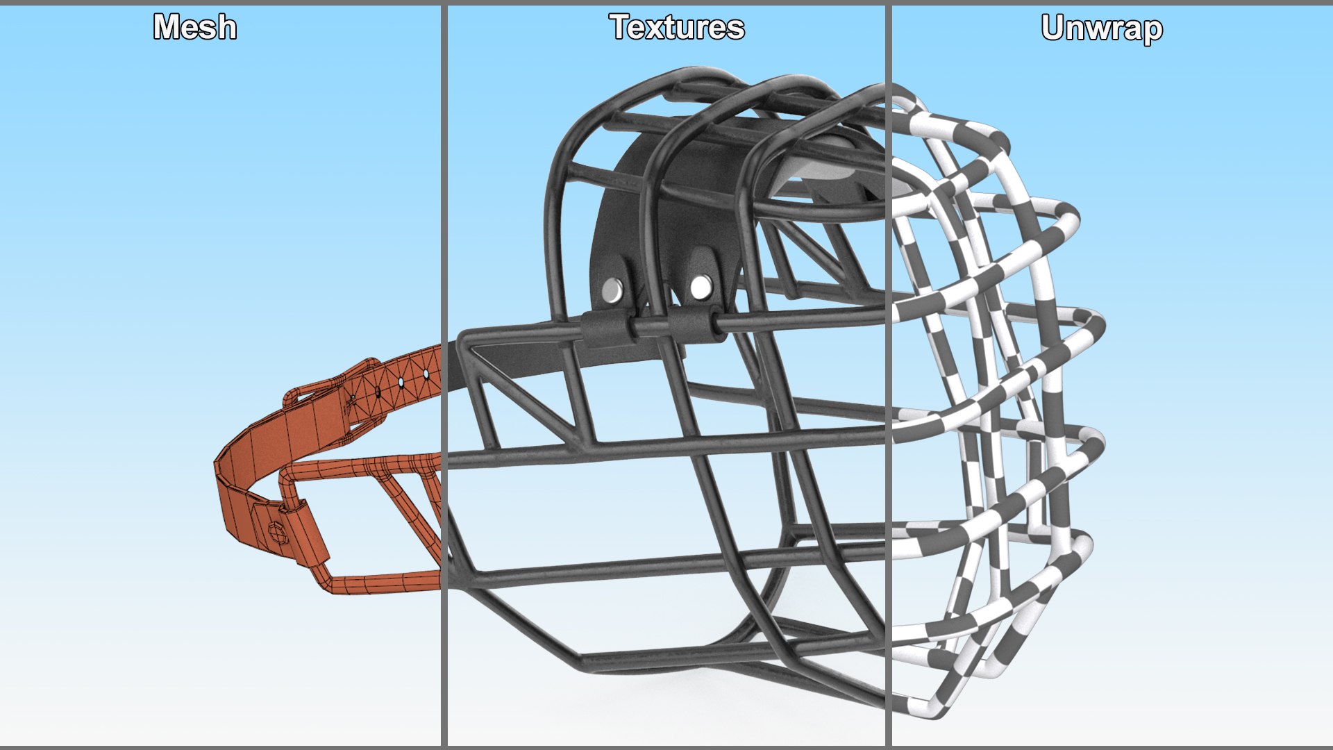 Cage Dog Muzzle Xoloitzcuintle 3D - TurboSquid 2284119