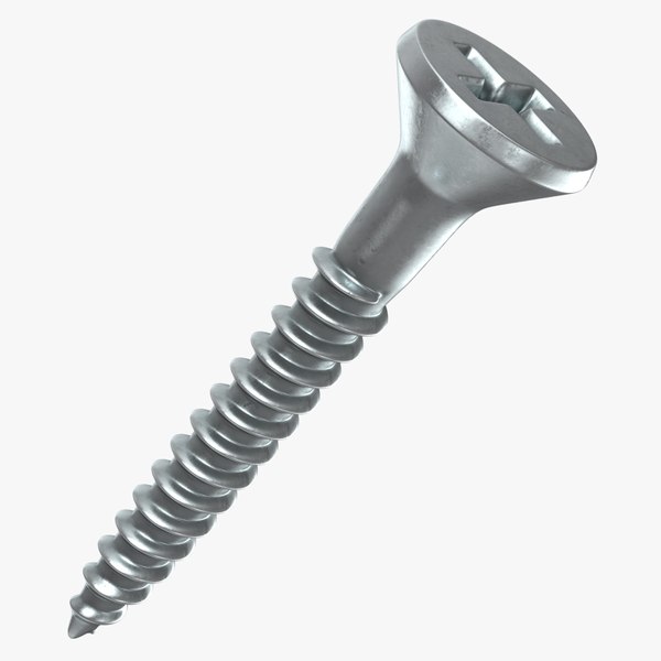 Phillips flat head screw 3D - TurboSquid 1587831