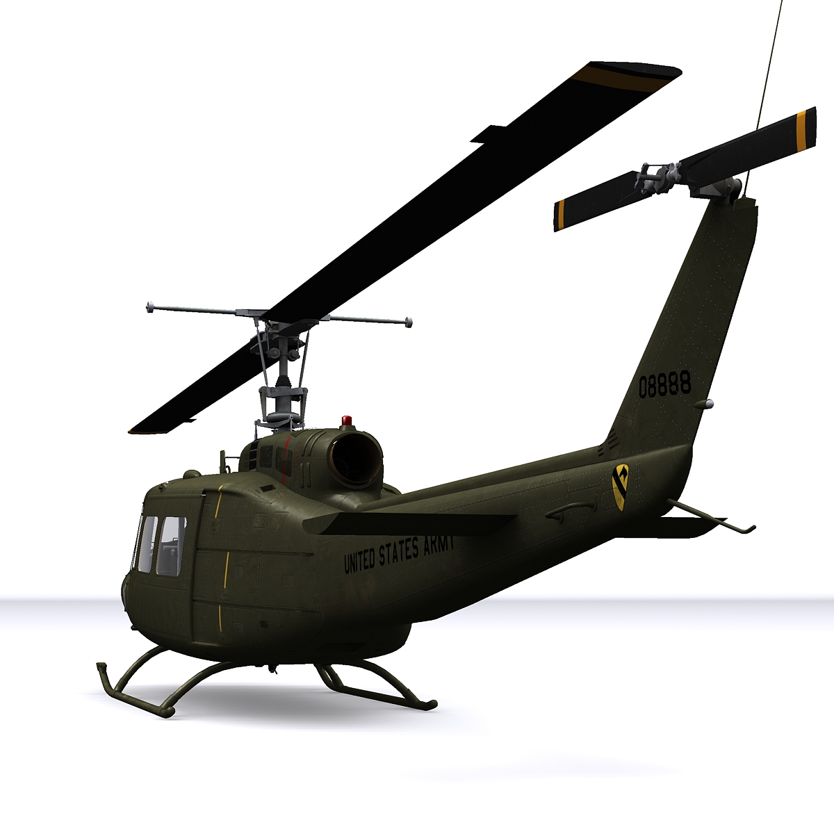 Uh-1 iroquois huey model - TurboSquid 1196366