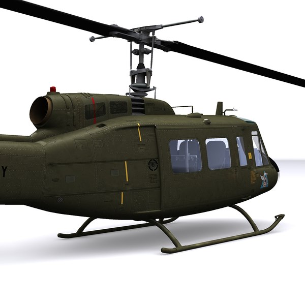 Uh-1 iroquois huey model - TurboSquid 1196366
