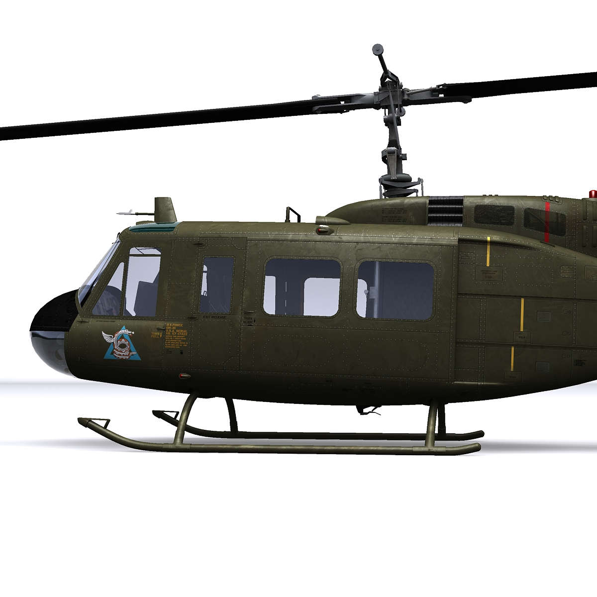 Uh-1 iroquois huey model - TurboSquid 1196366