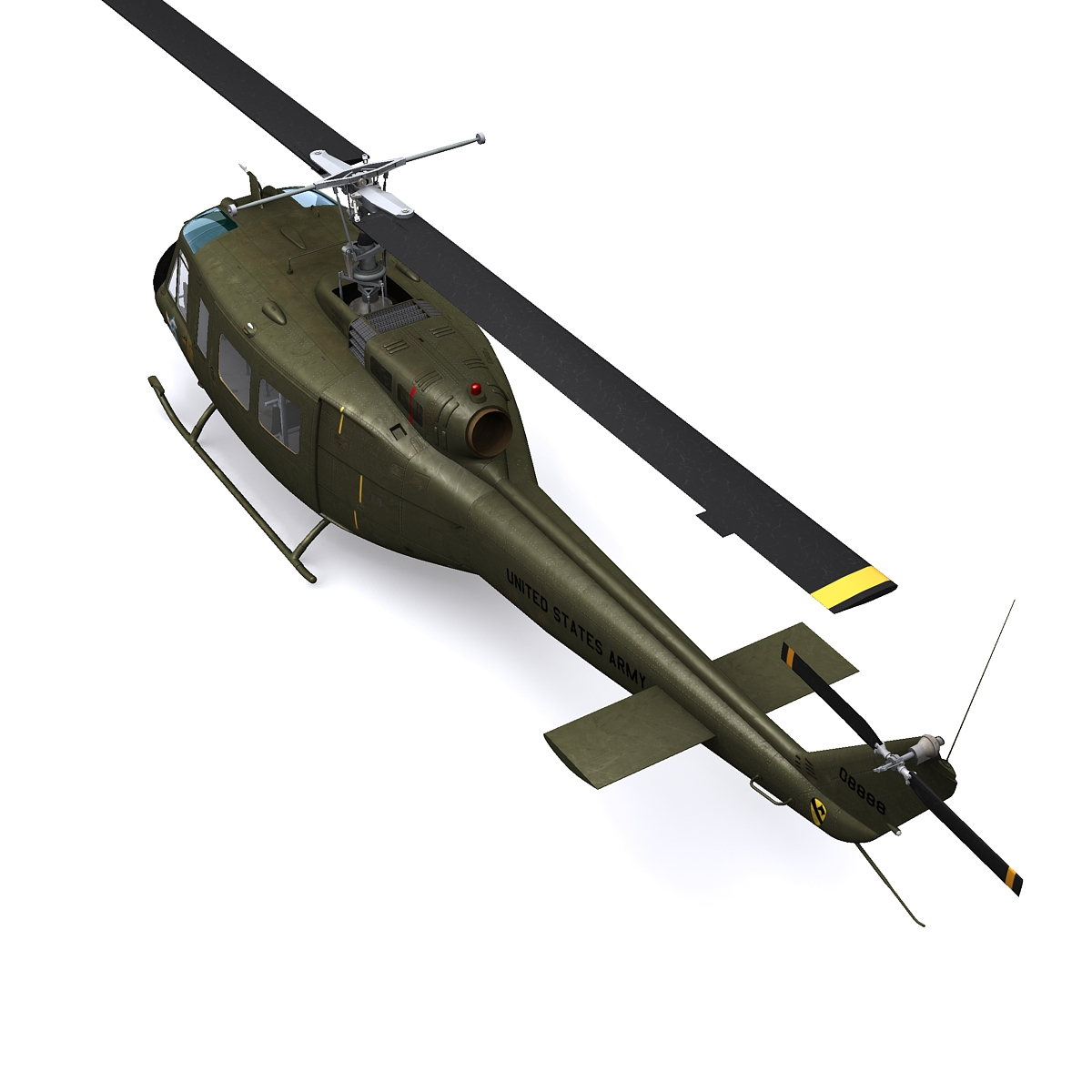 Uh-1 iroquois huey model - TurboSquid 1196366