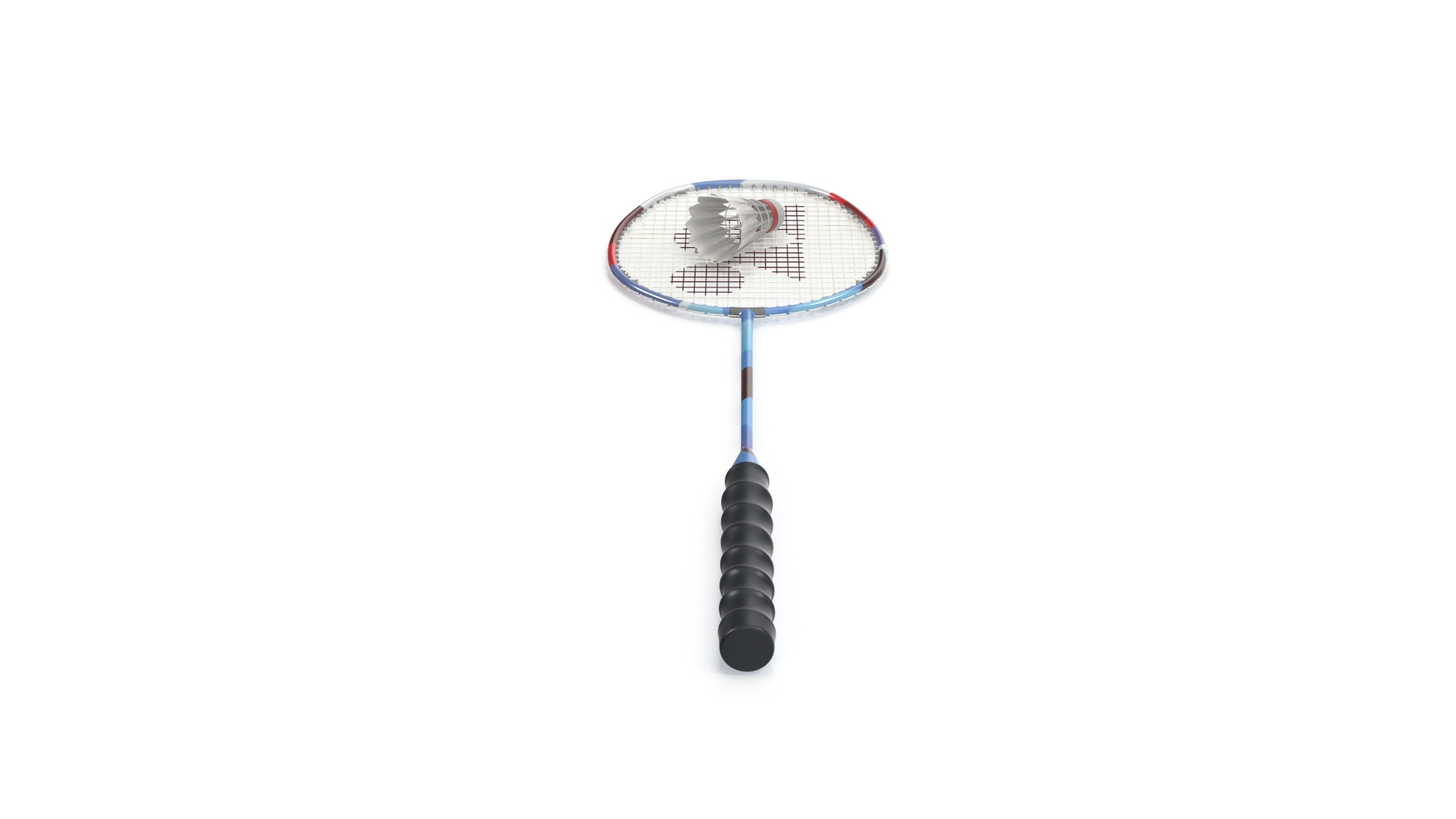Badminton Racket And Shuttlecock 3D Model - TurboSquid 2156428