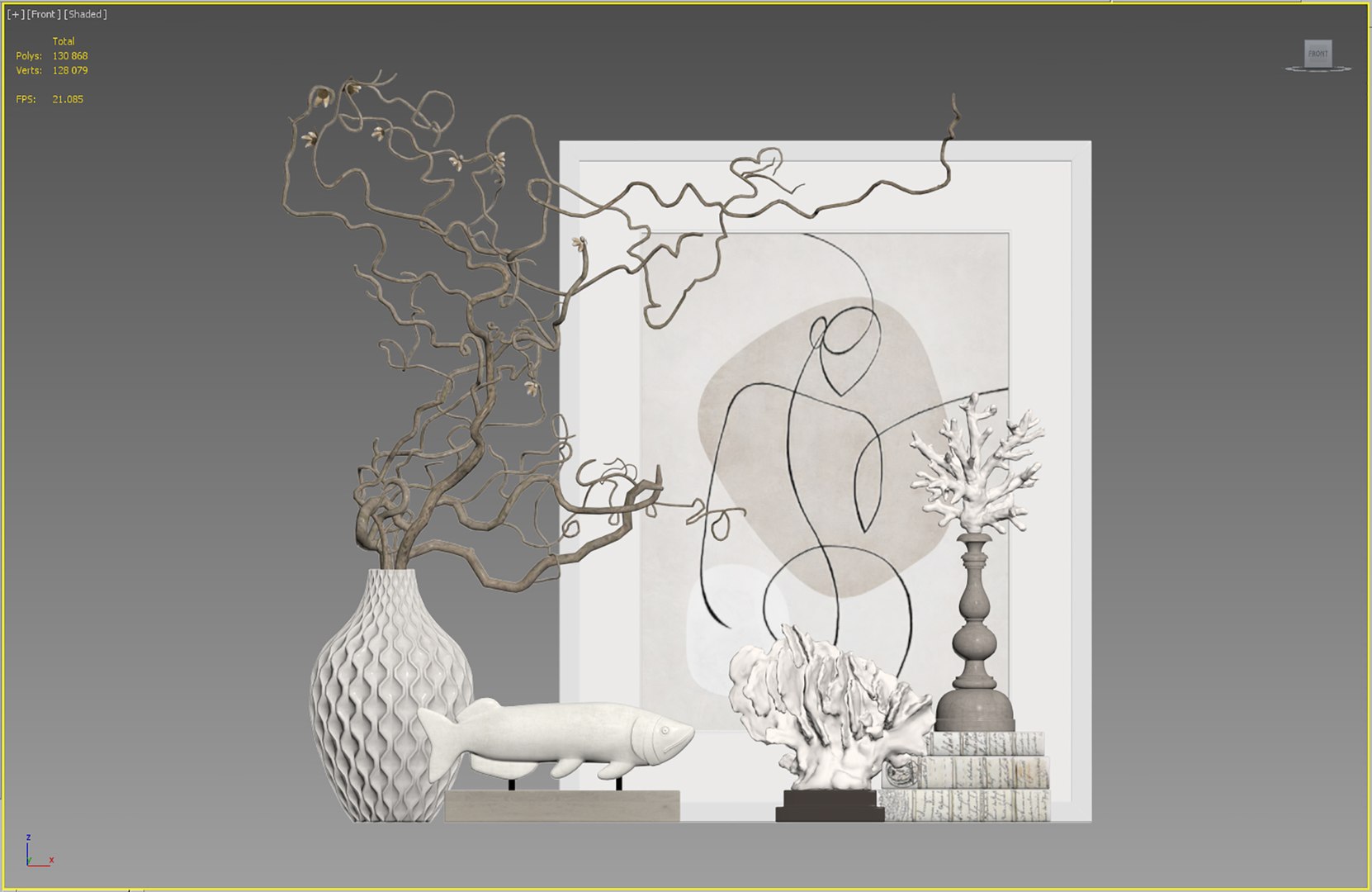 Decor Set 218 Model - TurboSquid 2187685