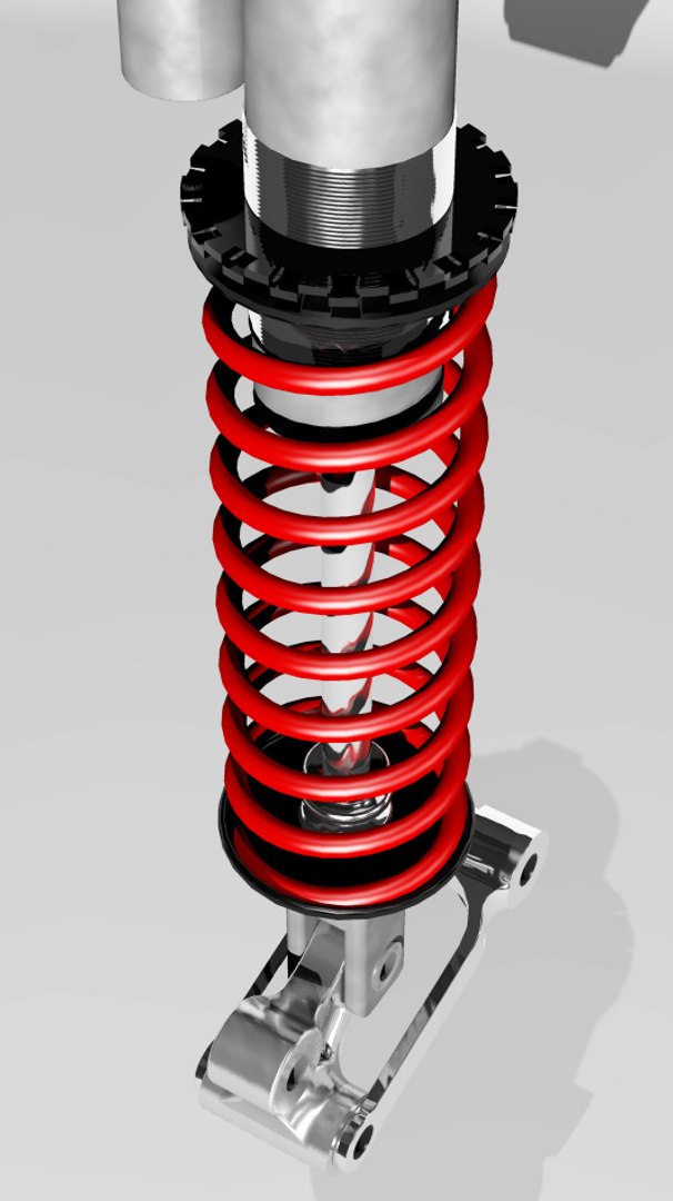 Shock Absorber 3d Model