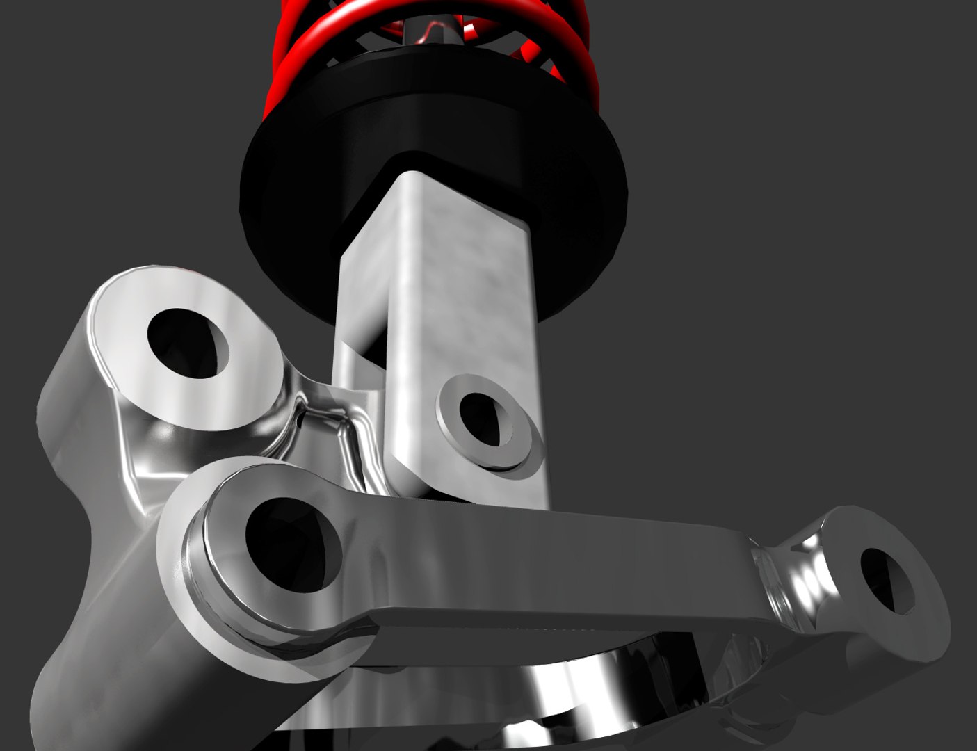 Shock Absorber 3d Model