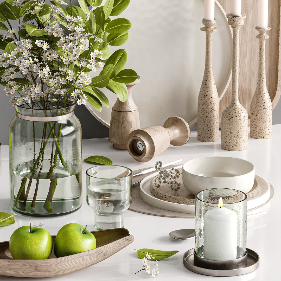 3D Tableware 001 - TurboSquid 2054560