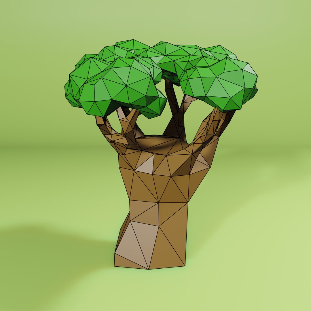 3D Loypoly Tree Pack Model - TurboSquid 1773481