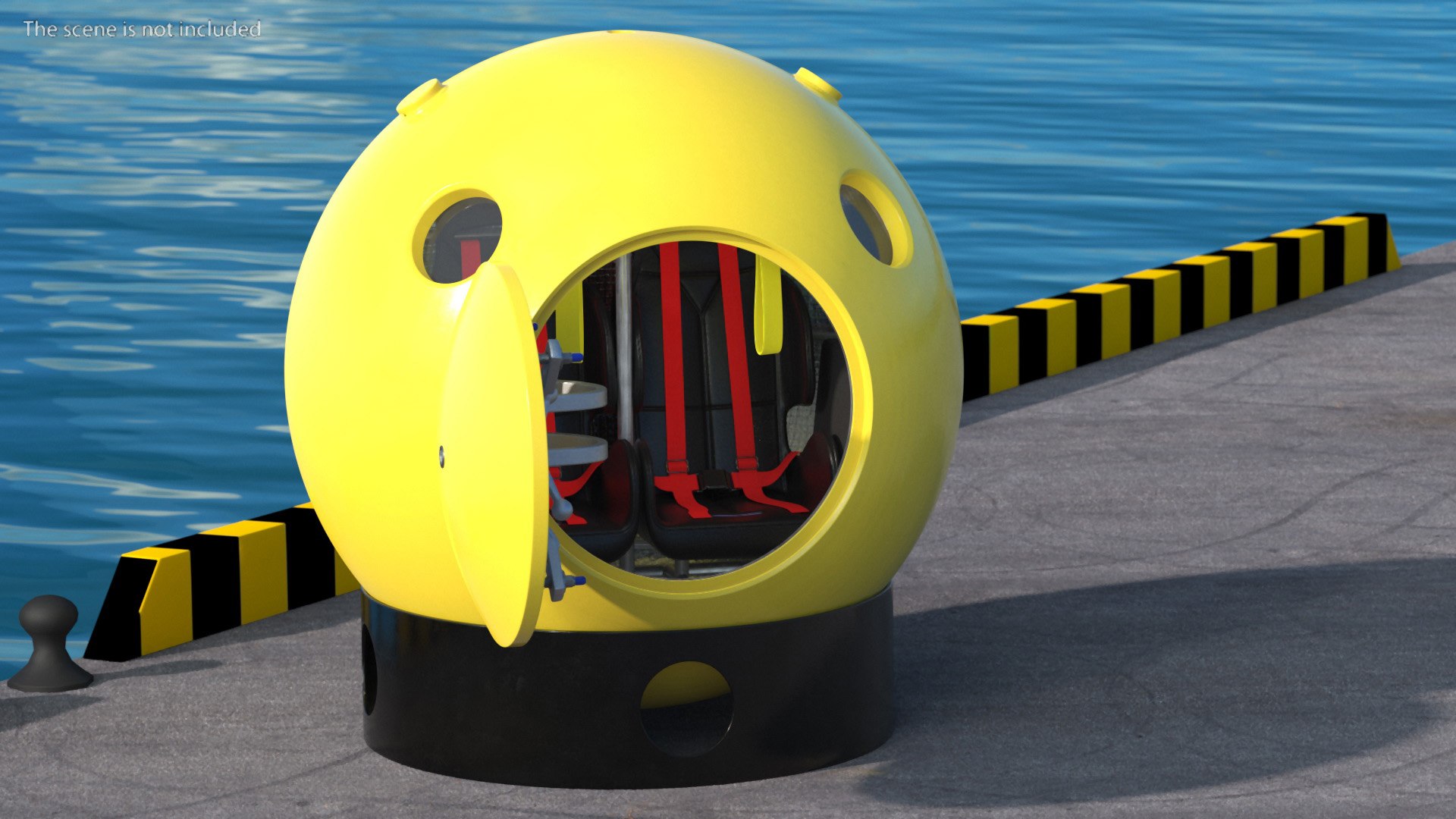 Tsunami Escape Pod Generic Rigged 3D Model - TurboSquid 1988152