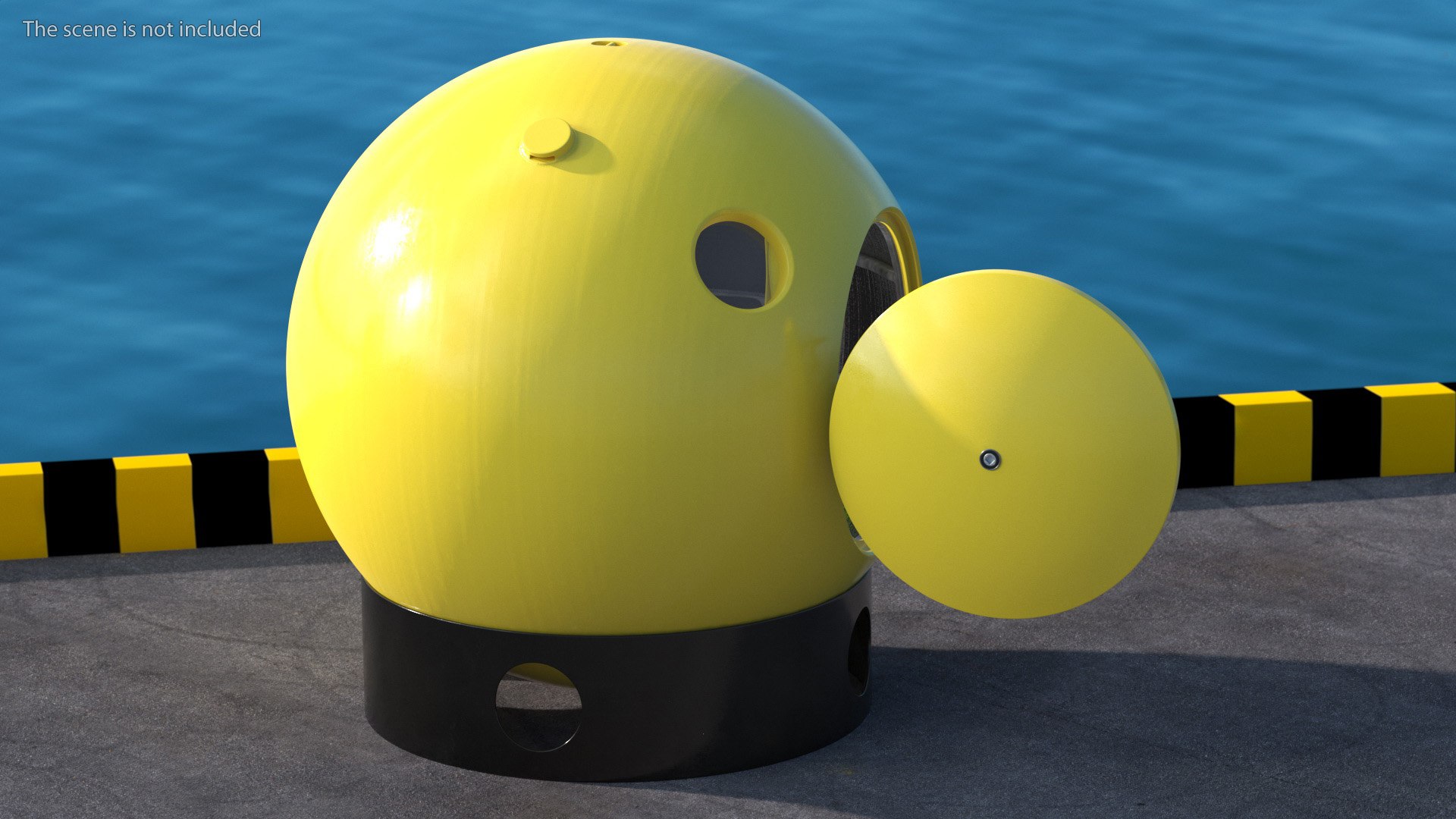 Tsunami Escape Pod Generic Rigged 3D Model - TurboSquid 1988152