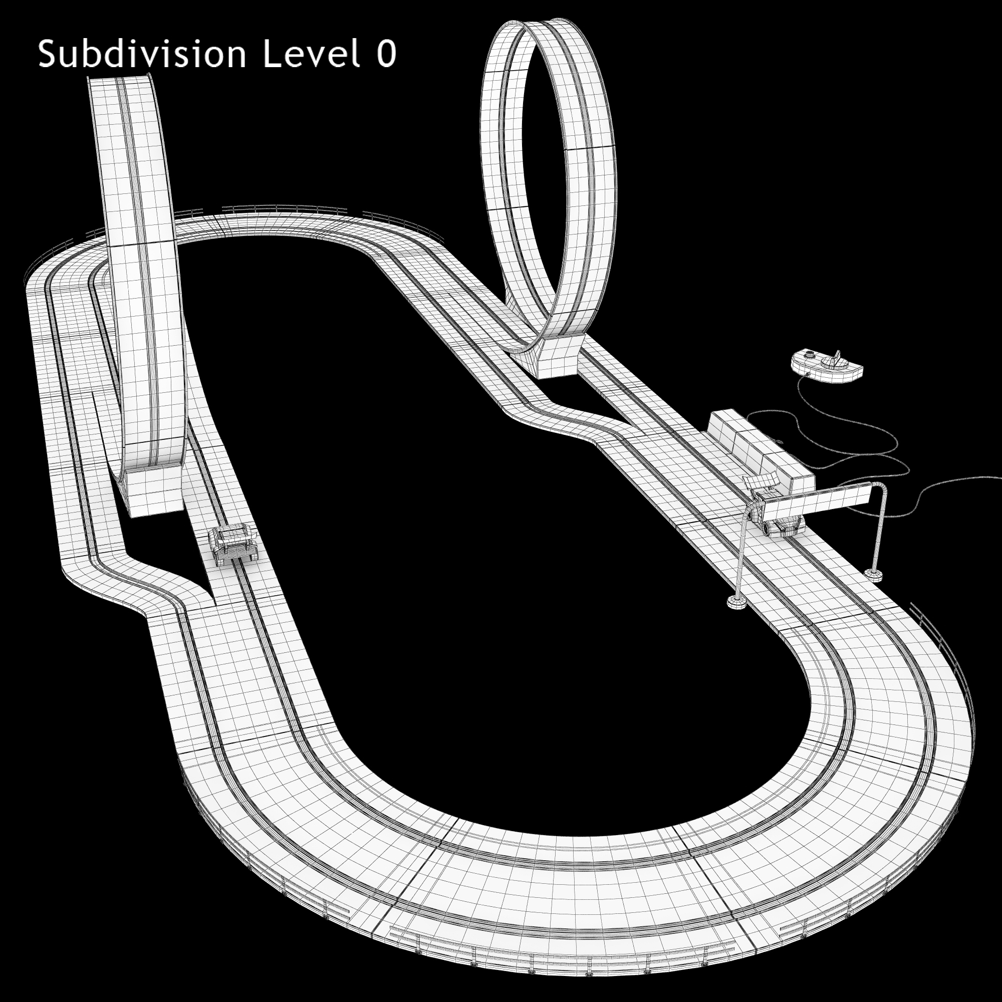 toy race track 3d max