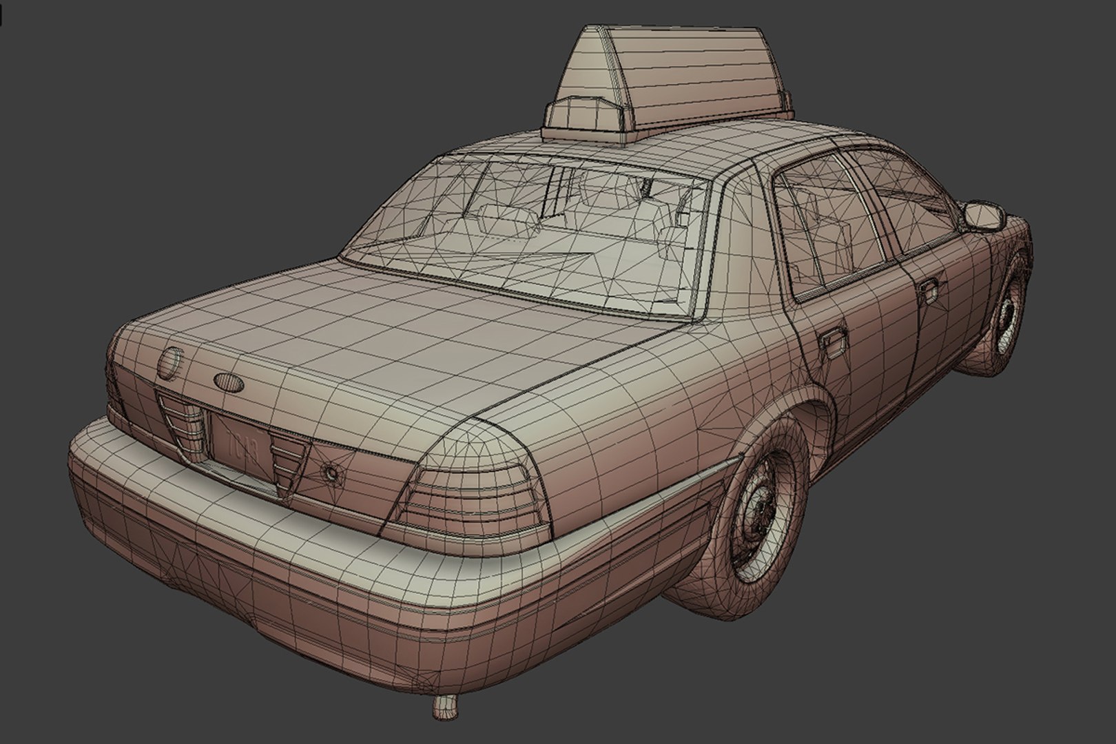 Crown Victoria New York 3D Model - TurboSquid 1225619