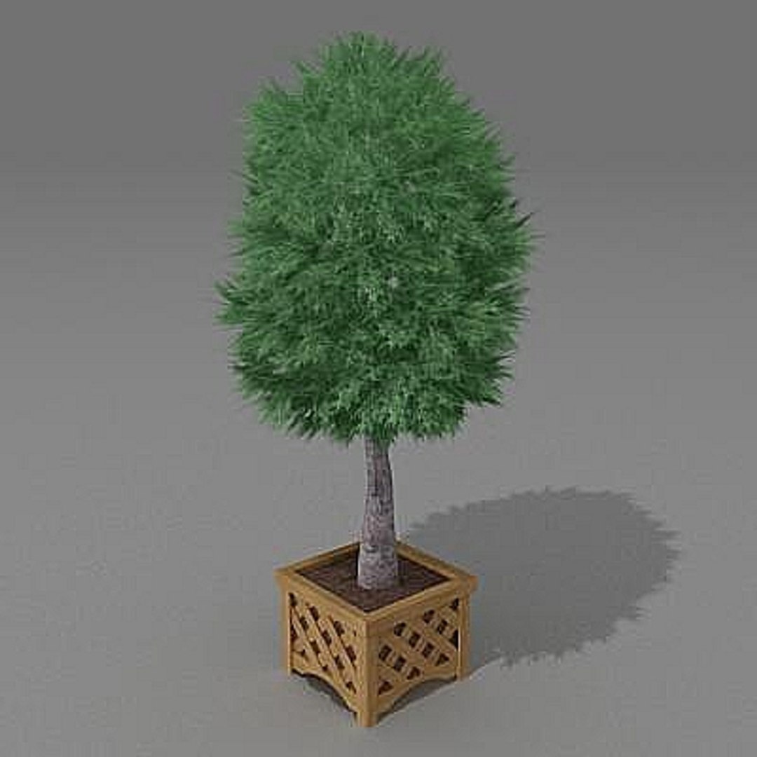 3d bush garden model