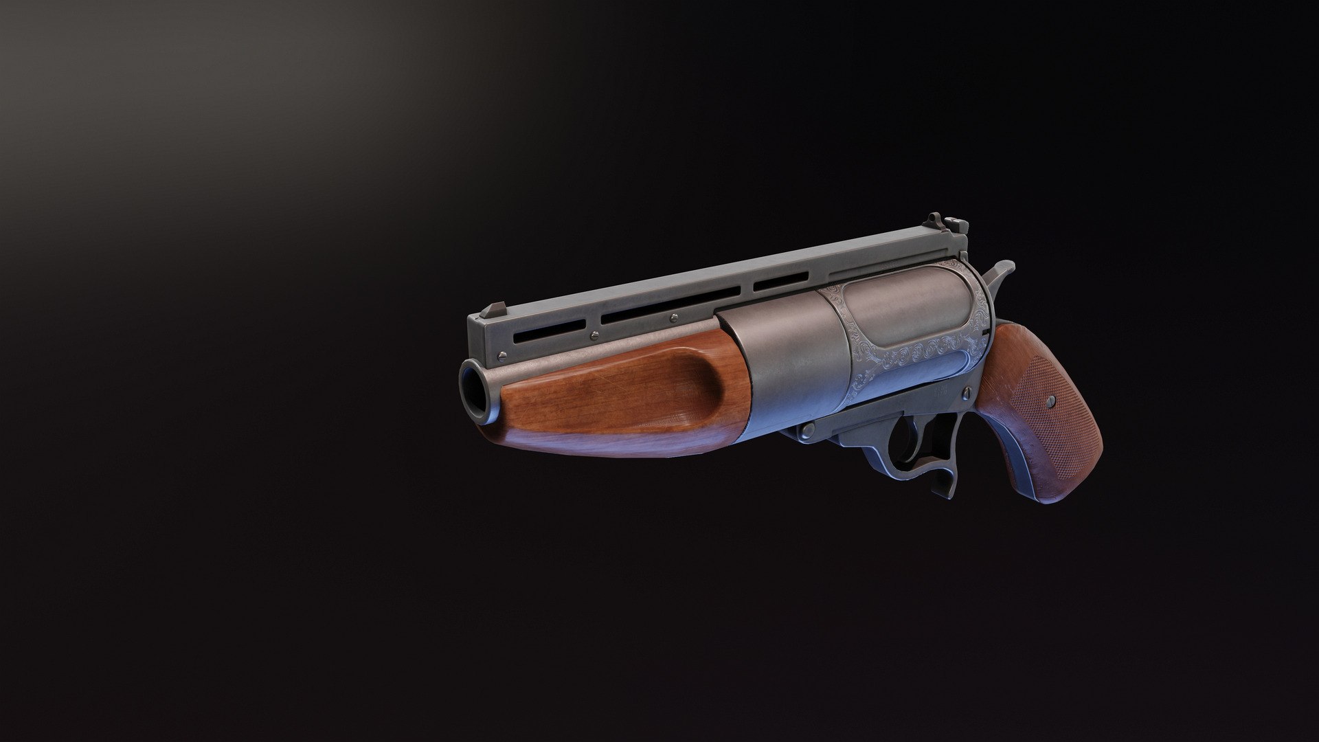 3D Ghoul Revolver - TurboSquid 2240329