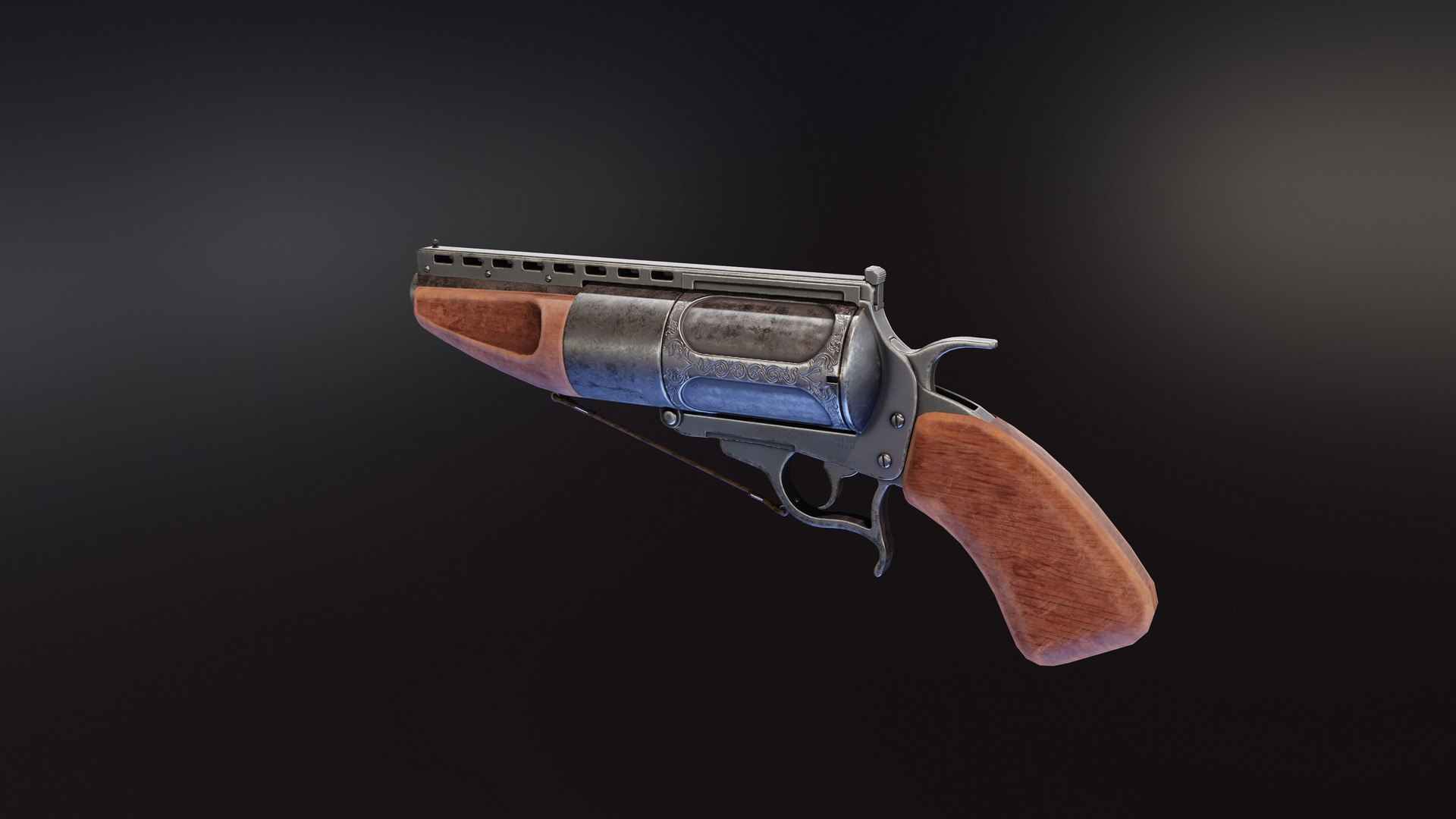 3D Ghoul Revolver - TurboSquid 2240329