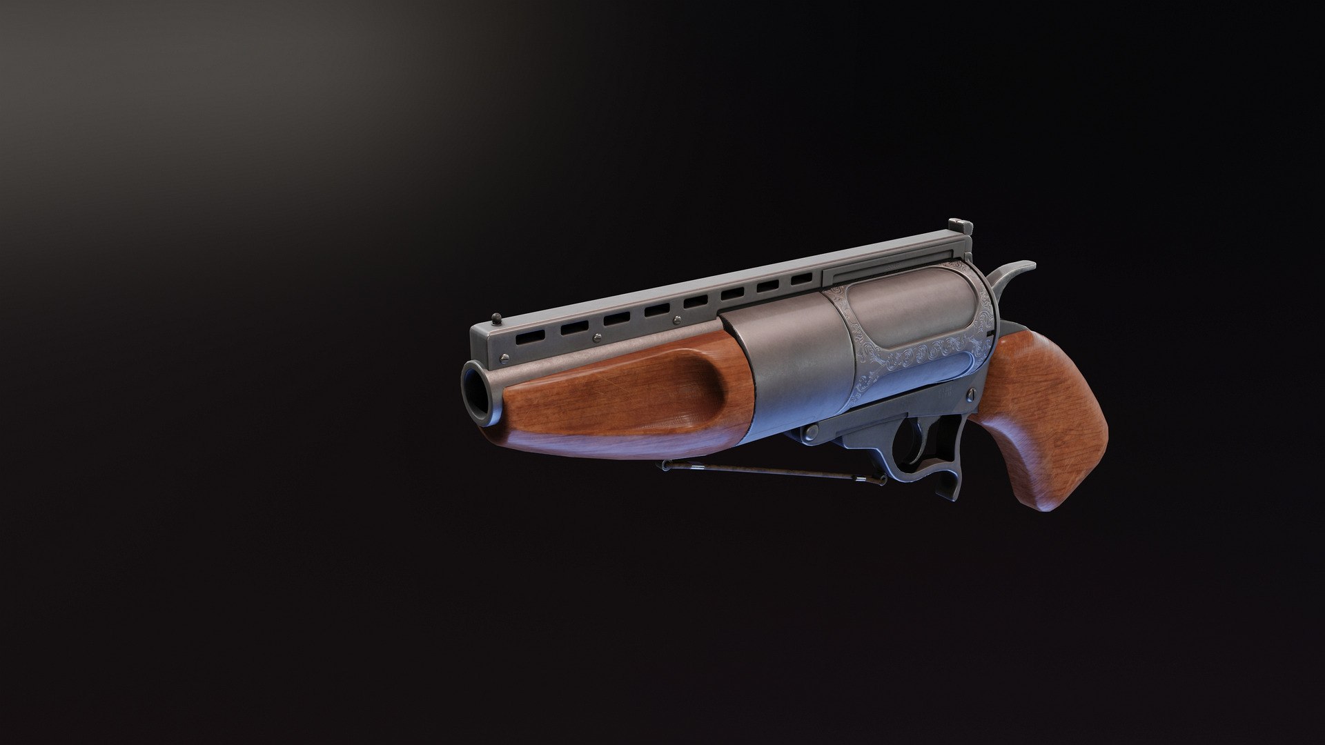 3D Ghoul Revolver - TurboSquid 2240329