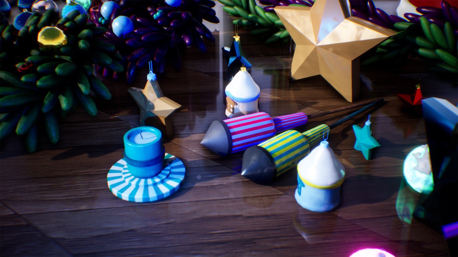 Christmas Decorations 25 Variations 3D Model - TurboSquid 1983593