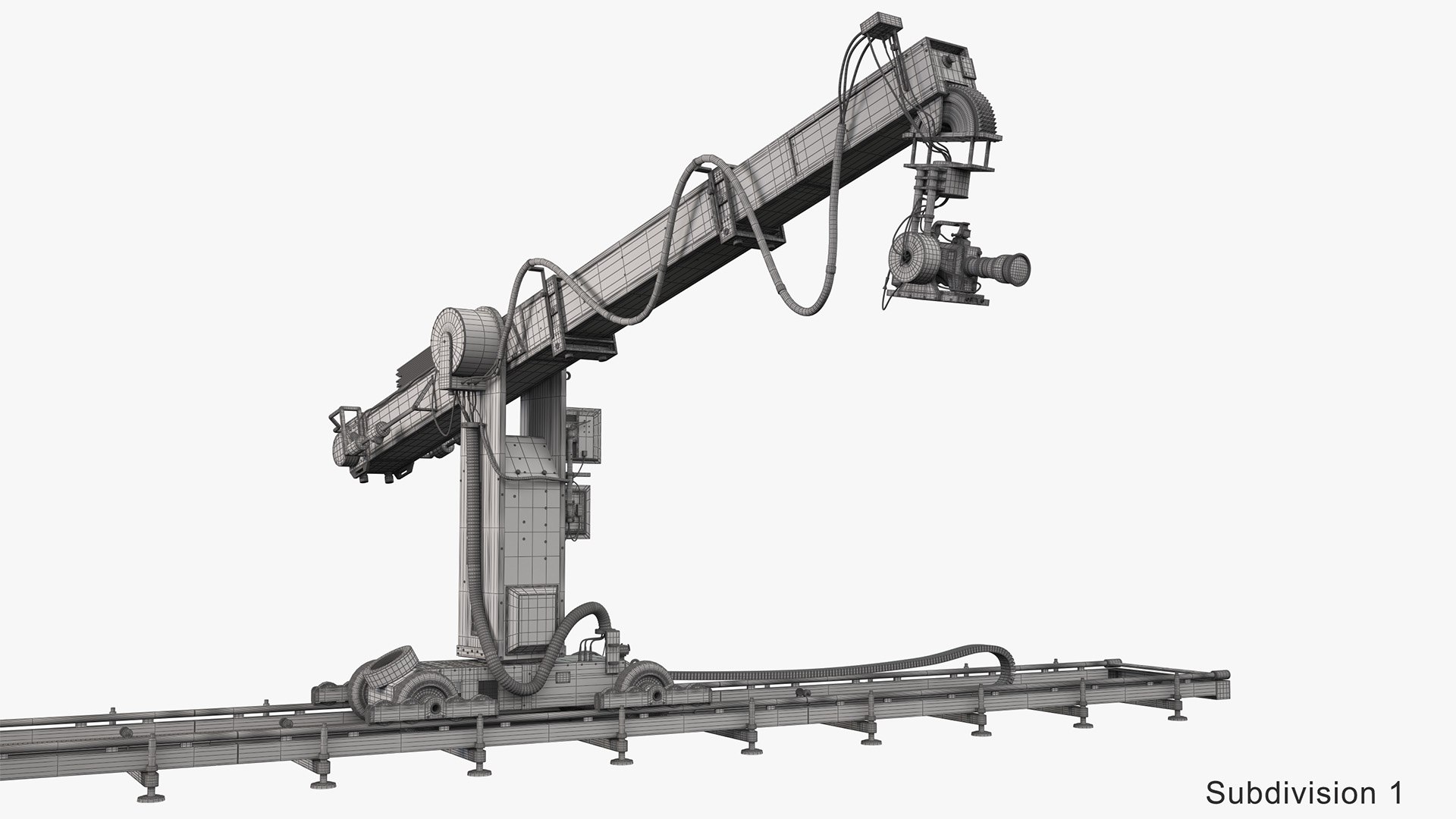 3D Technodolly Camera Crane Model - TurboSquid 1633386