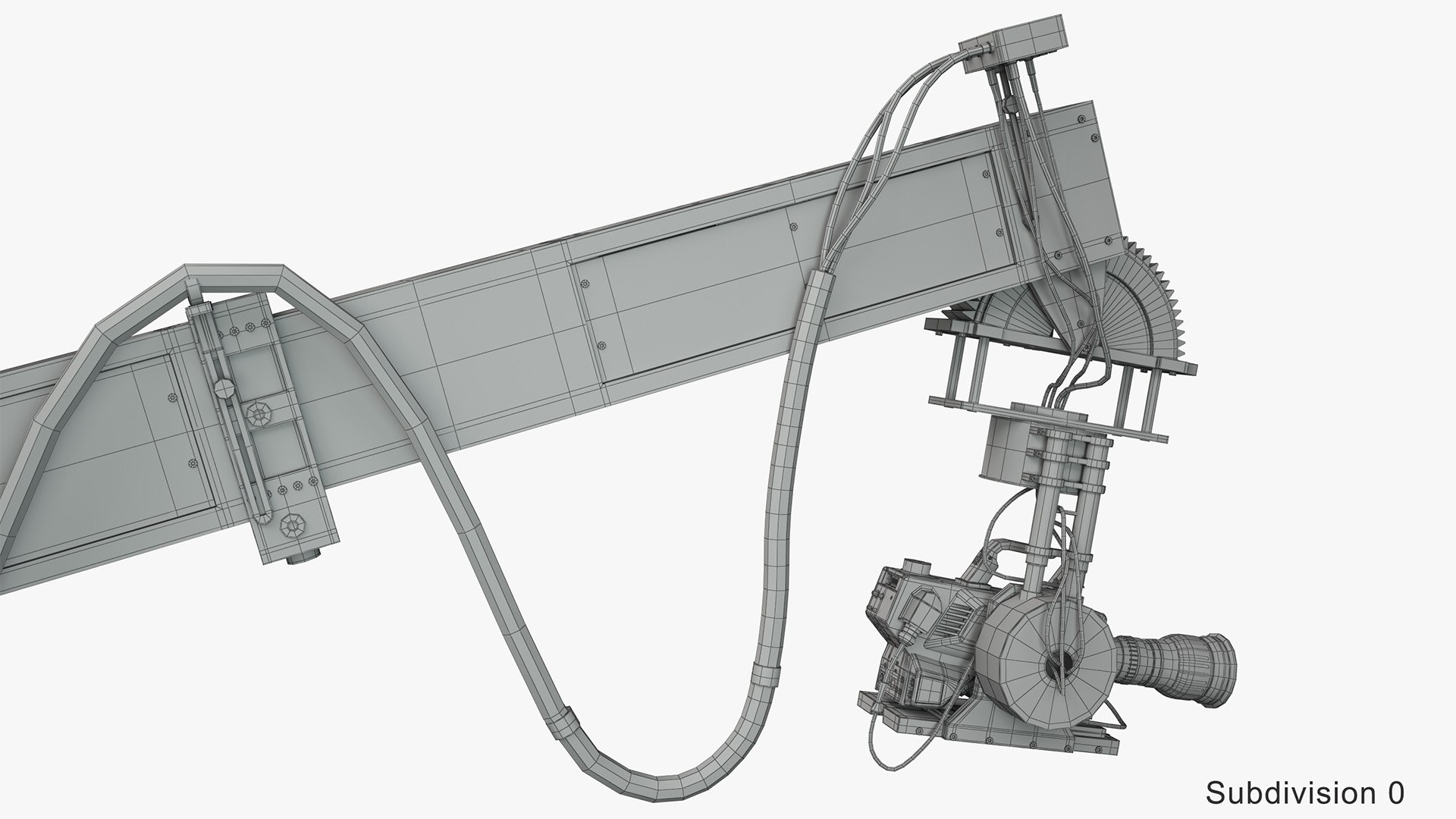 3D Technodolly Camera Crane Model - TurboSquid 1633386