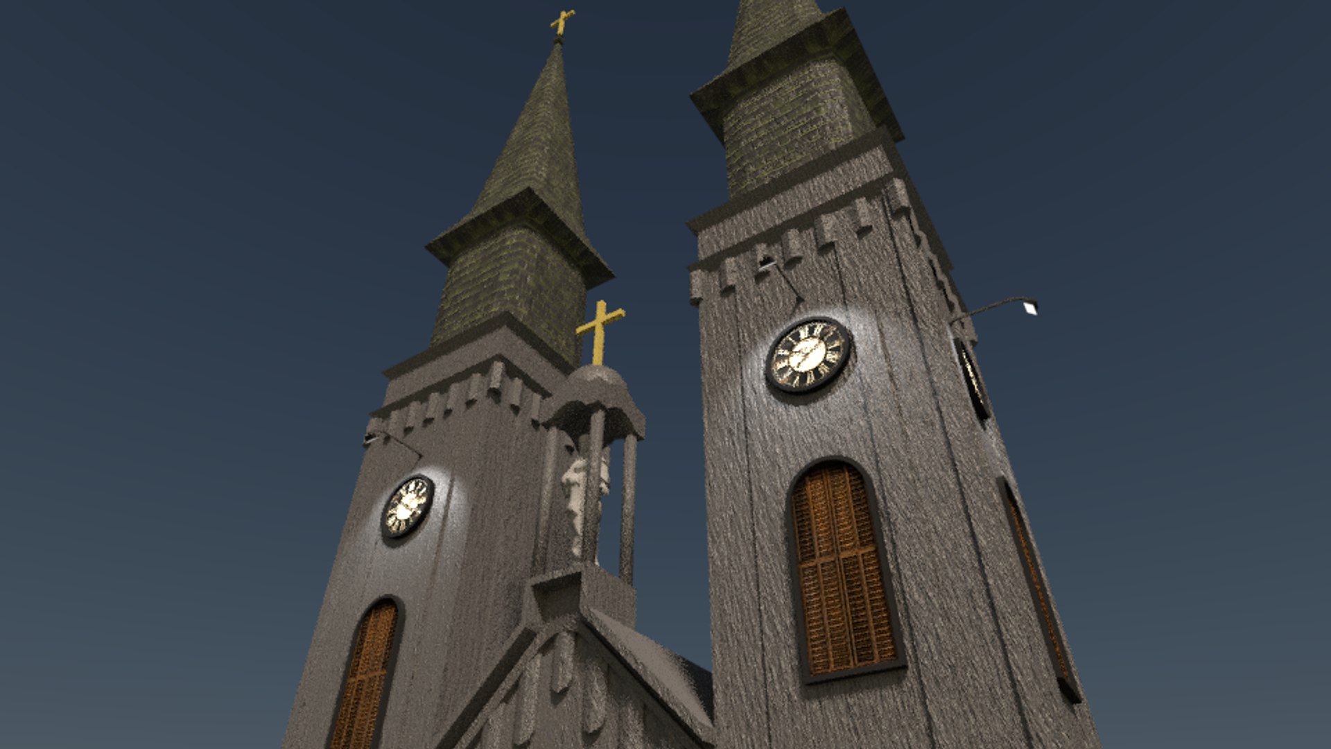 3d Model Catholic Church