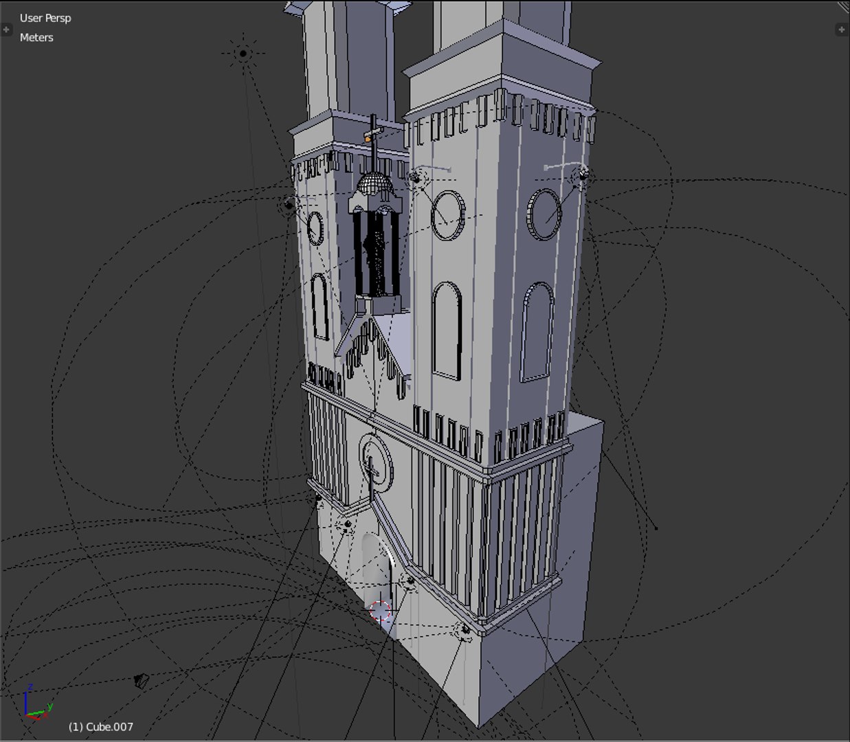 3d Model Catholic Church