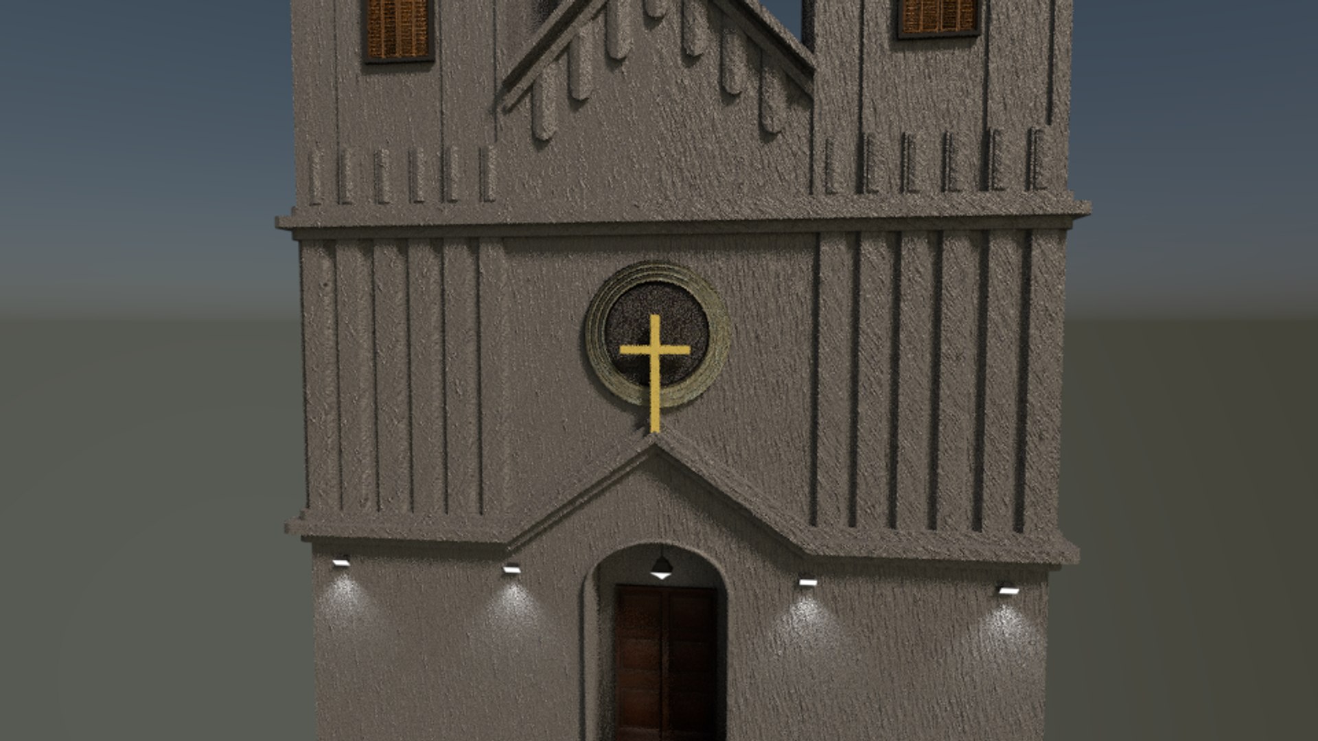 3d Model Catholic Church