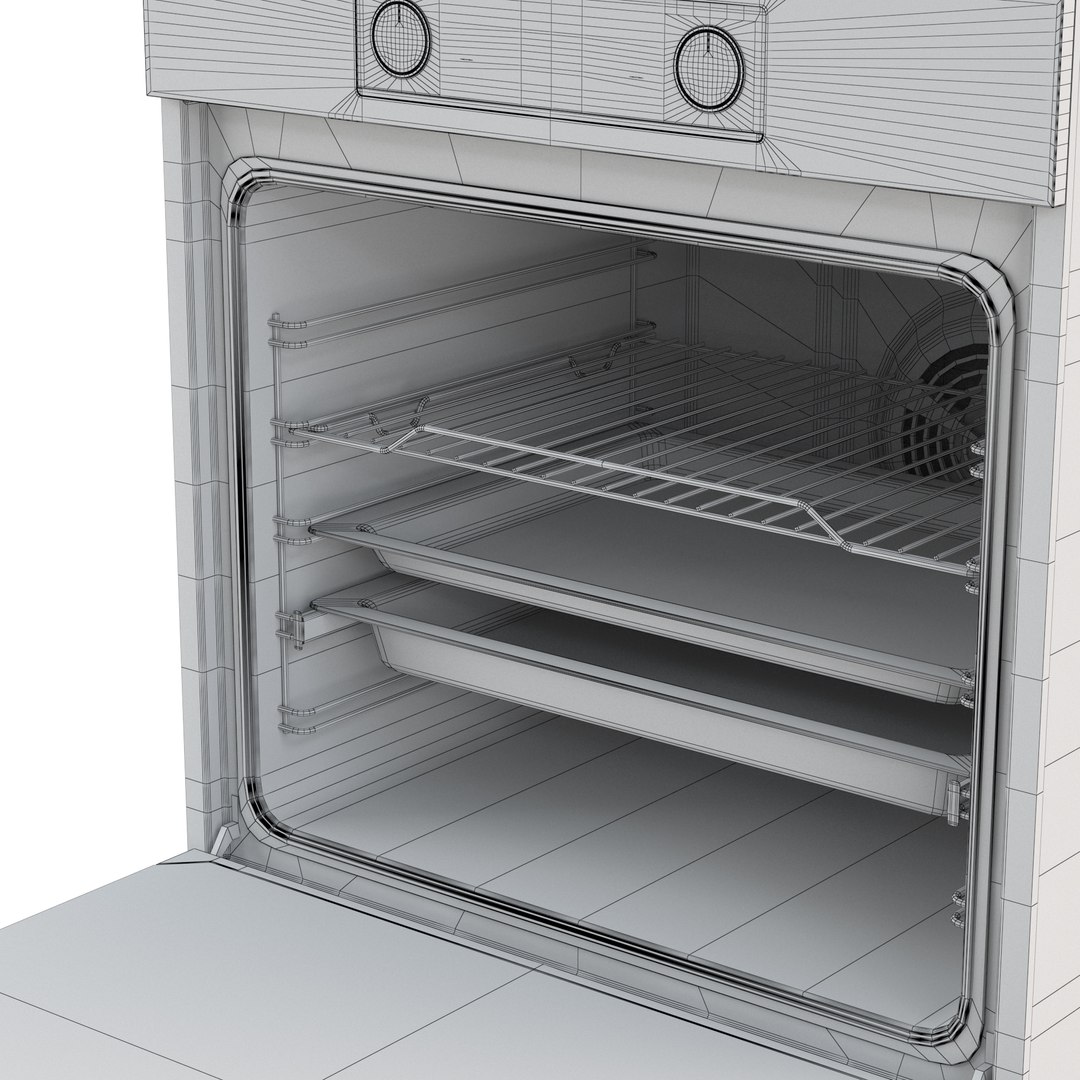 Wall oven Gorenje BOS6737E06WG 3D - TurboSquid 2053517