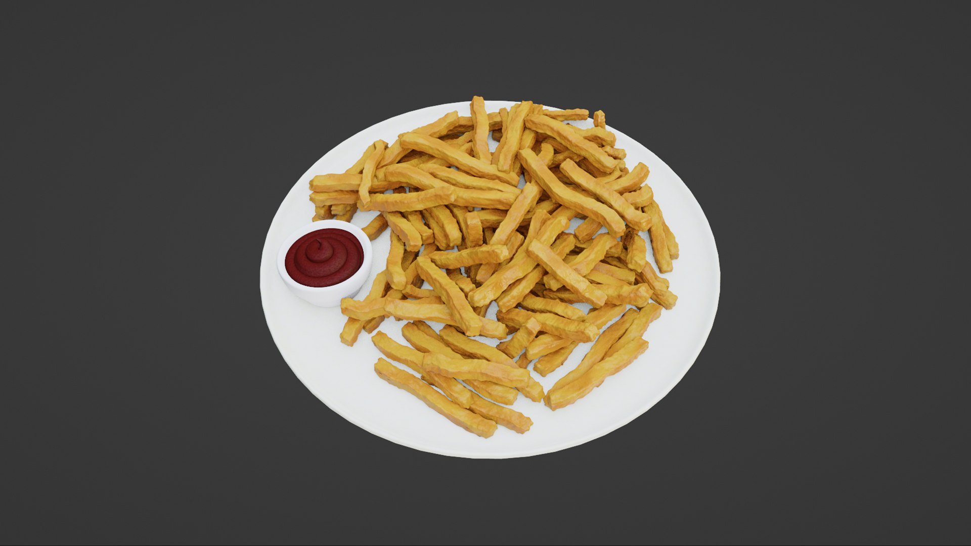 French Fries 3D Model - TurboSquid 2054951