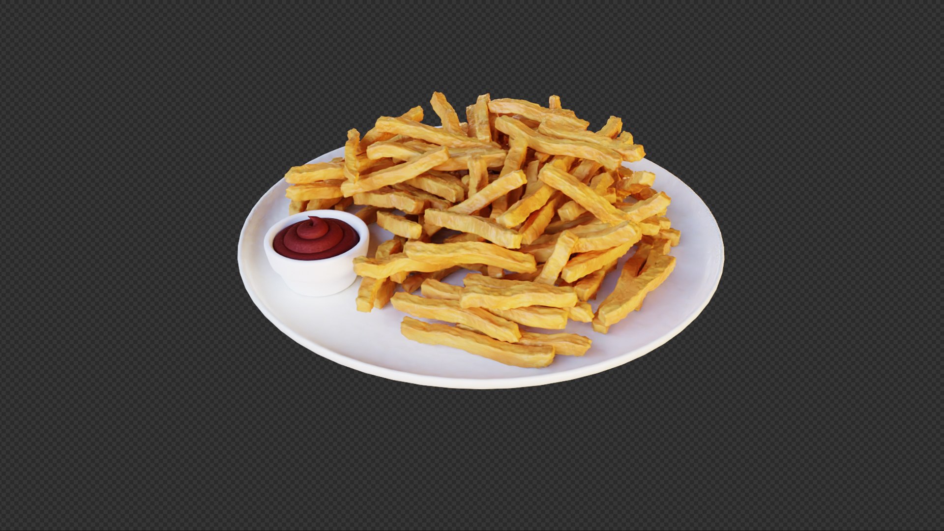 French Fries 3D Model - TurboSquid 2054951