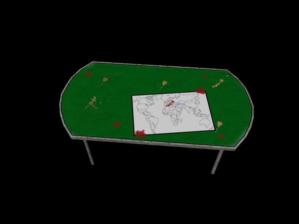 military table 3d model