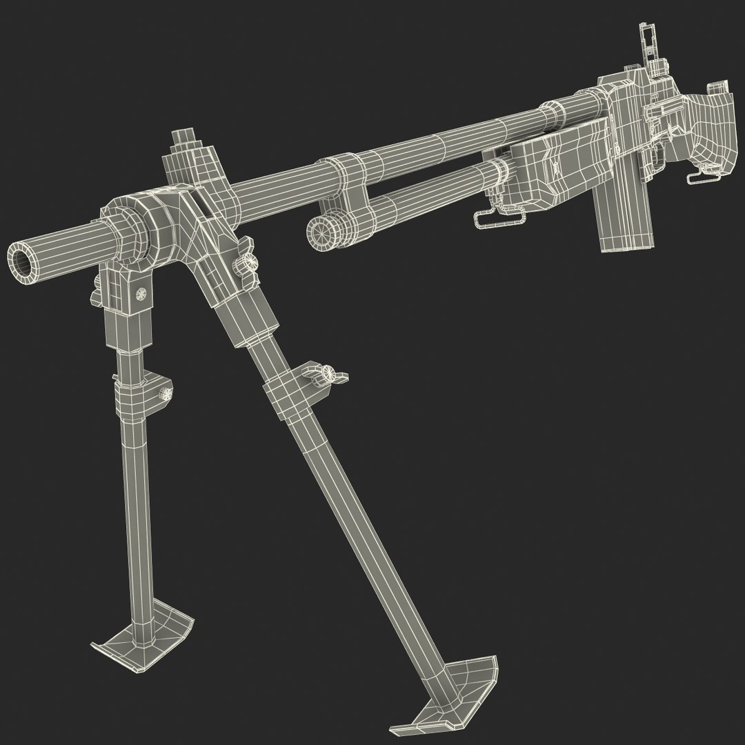 3d m1918a2 browning automatic rifle gun