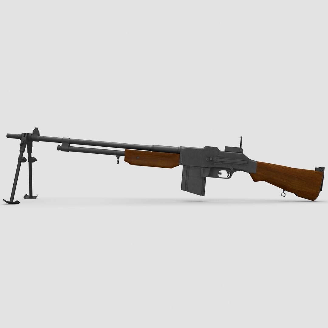 3d m1918a2 browning automatic rifle gun