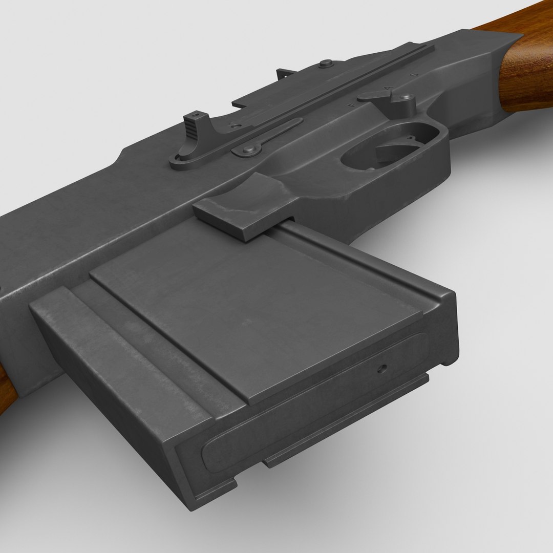 3d m1918a2 browning automatic rifle gun