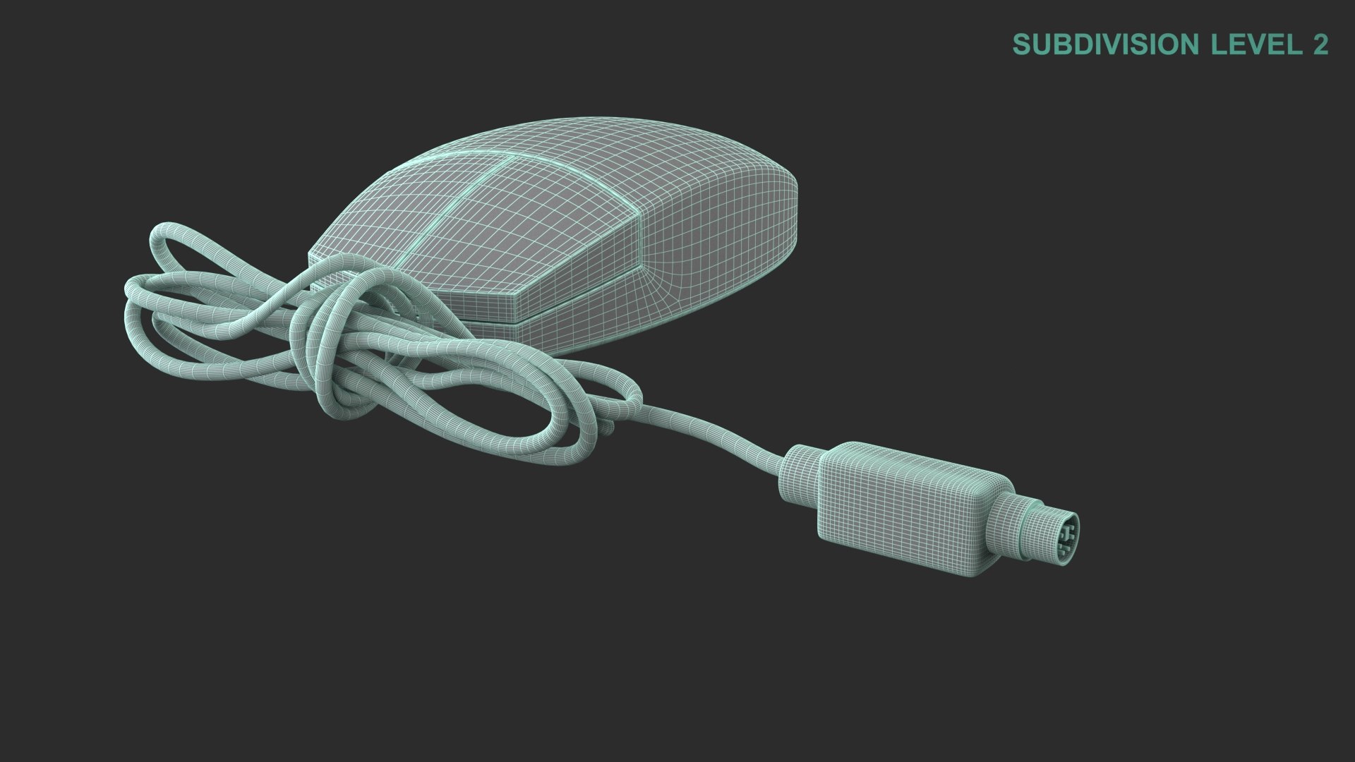 3D Retro Mouse - TurboSquid 1859366