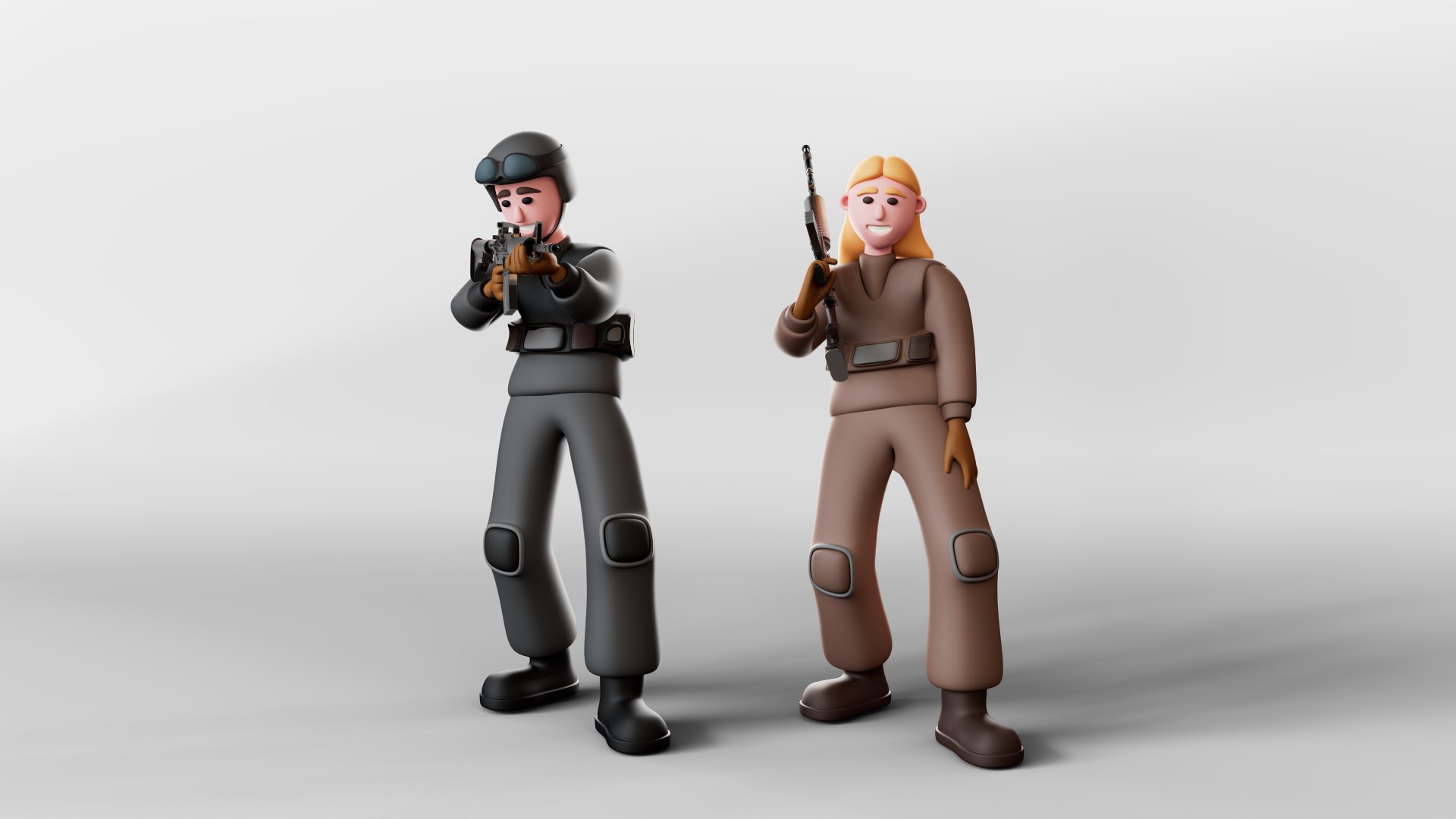 3D Soldiers - Rigged Characters 12 Animations - TurboSquid 2074522