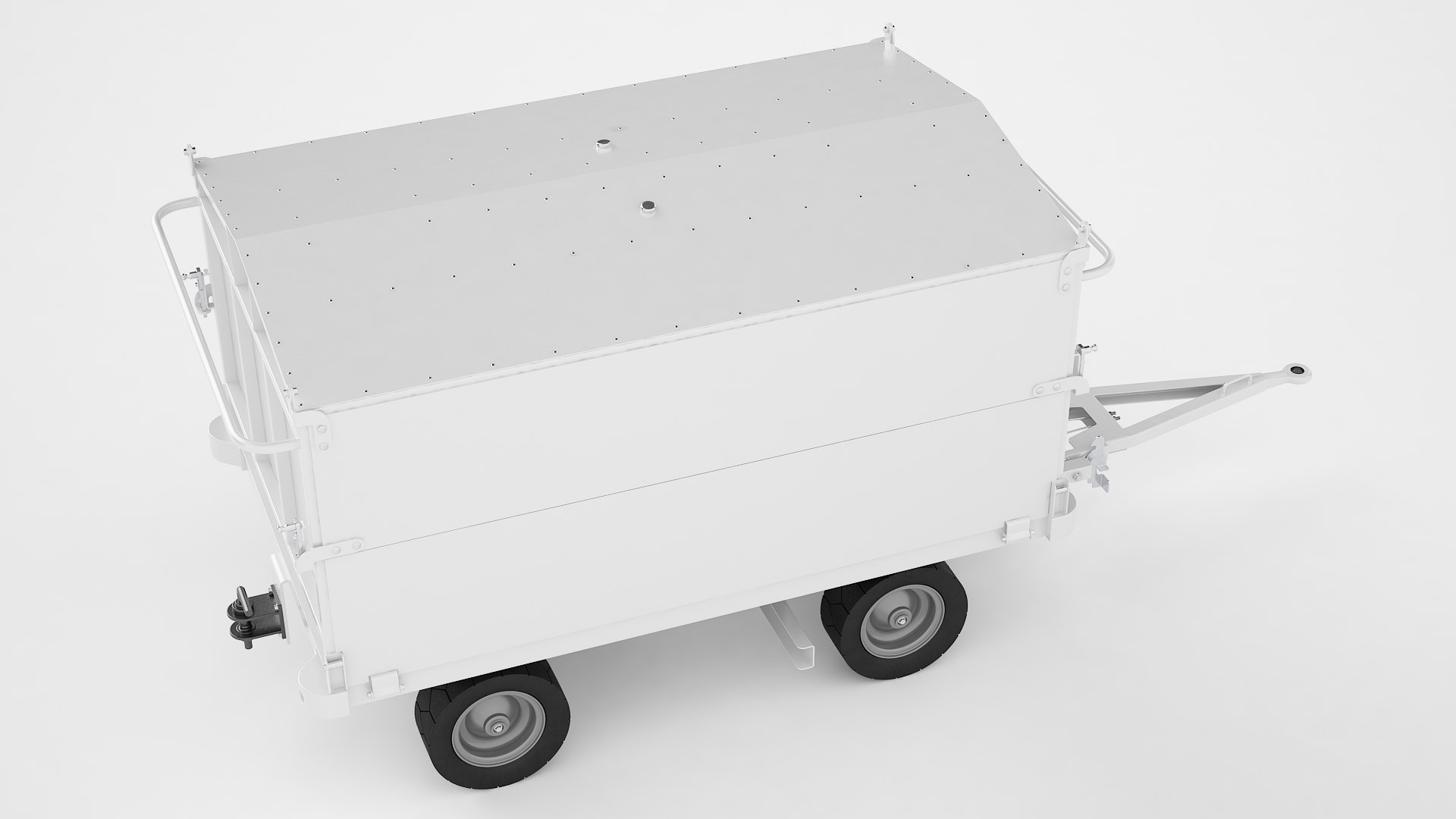 Airport Trailer 08 3D Model - TurboSquid 2236127