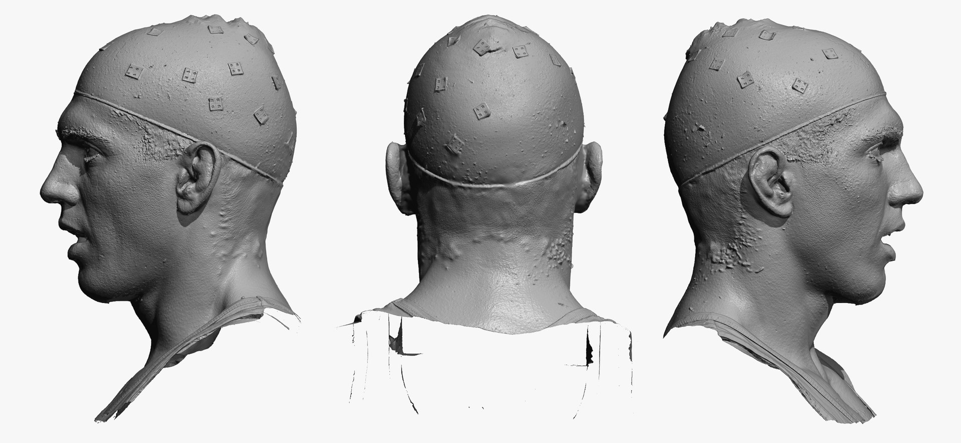 Mike human head pose 3D model - TurboSquid 1620380