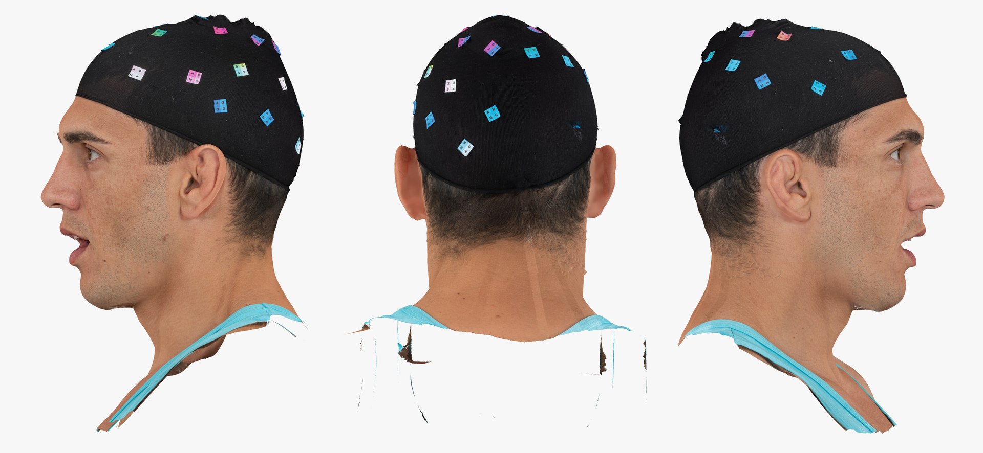 Mike human head pose 3D model - TurboSquid 1620380