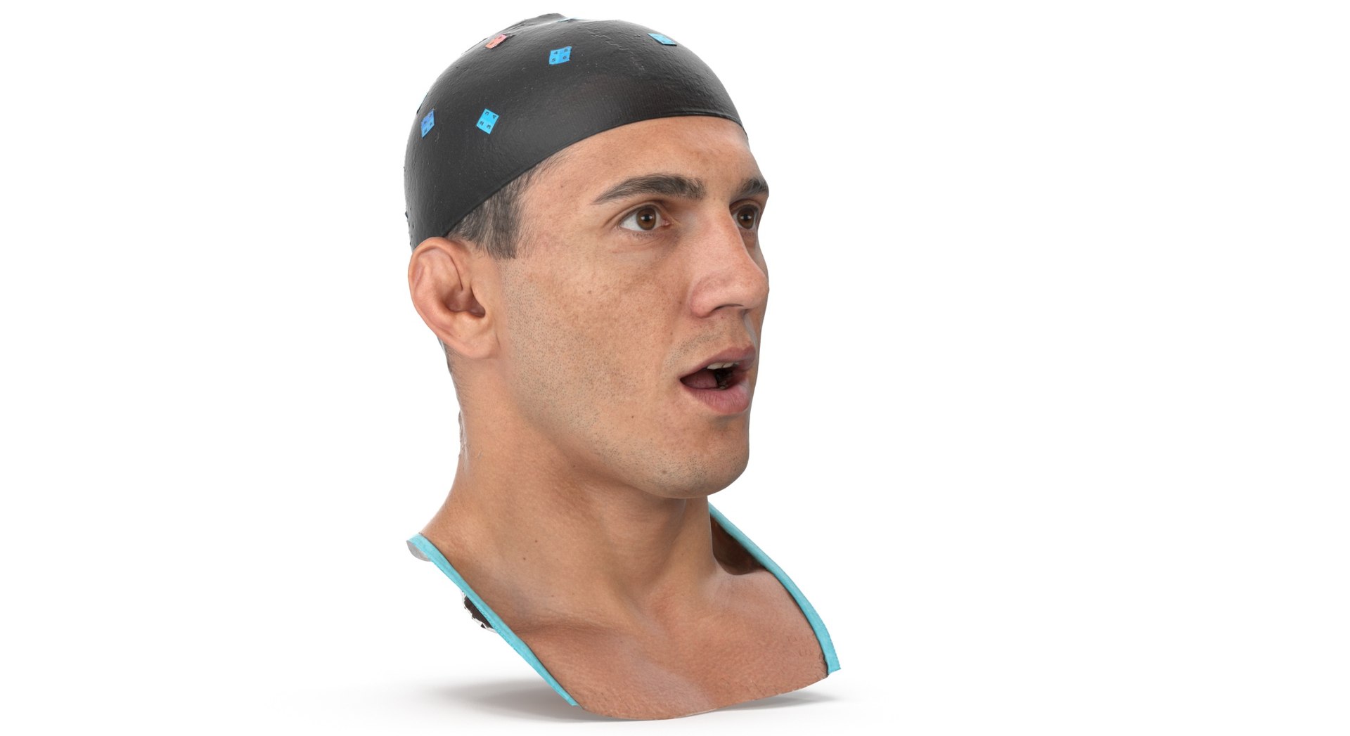Mike human head pose 3D model - TurboSquid 1620380
