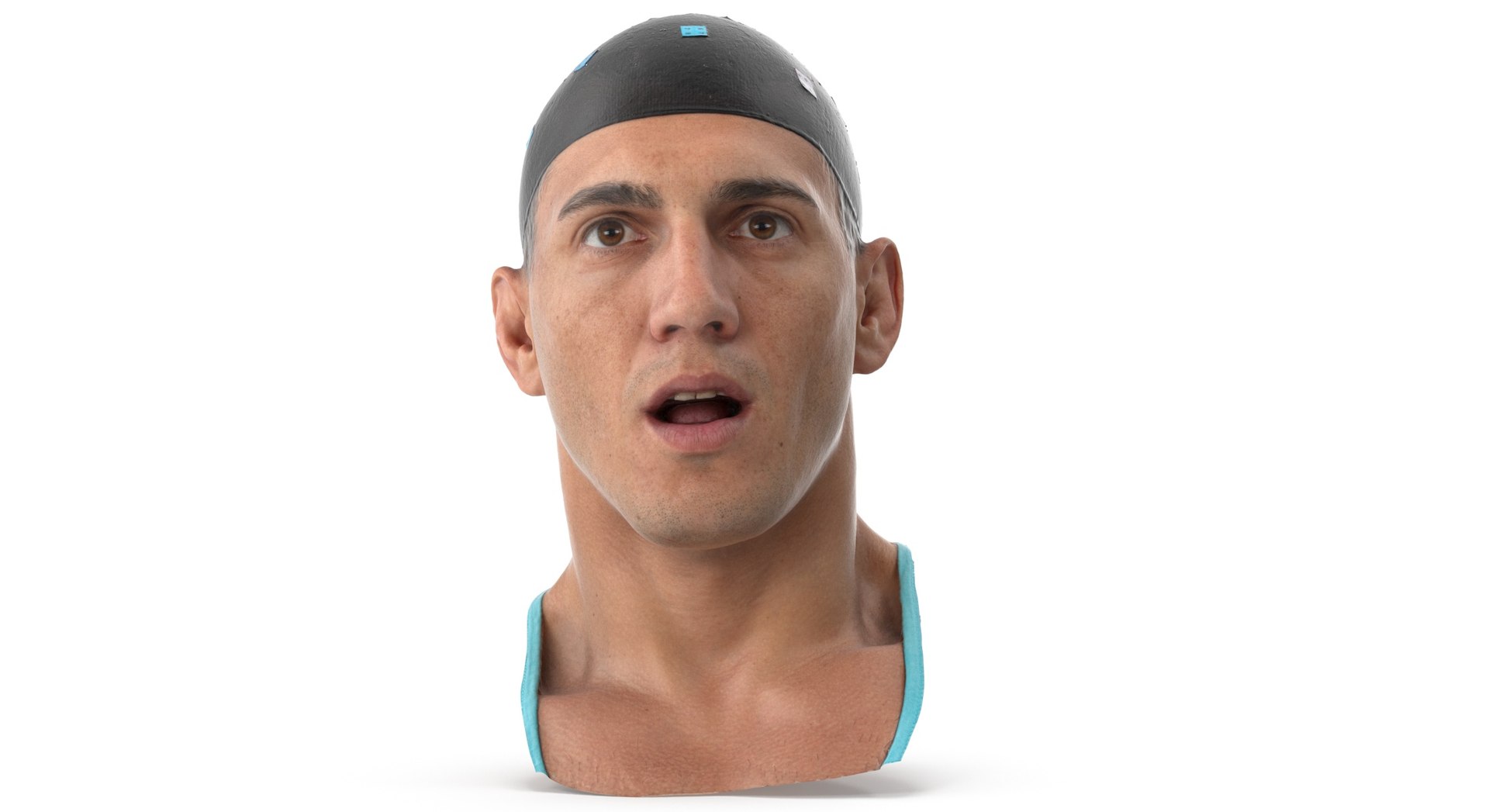 Mike human head pose 3D model - TurboSquid 1620380