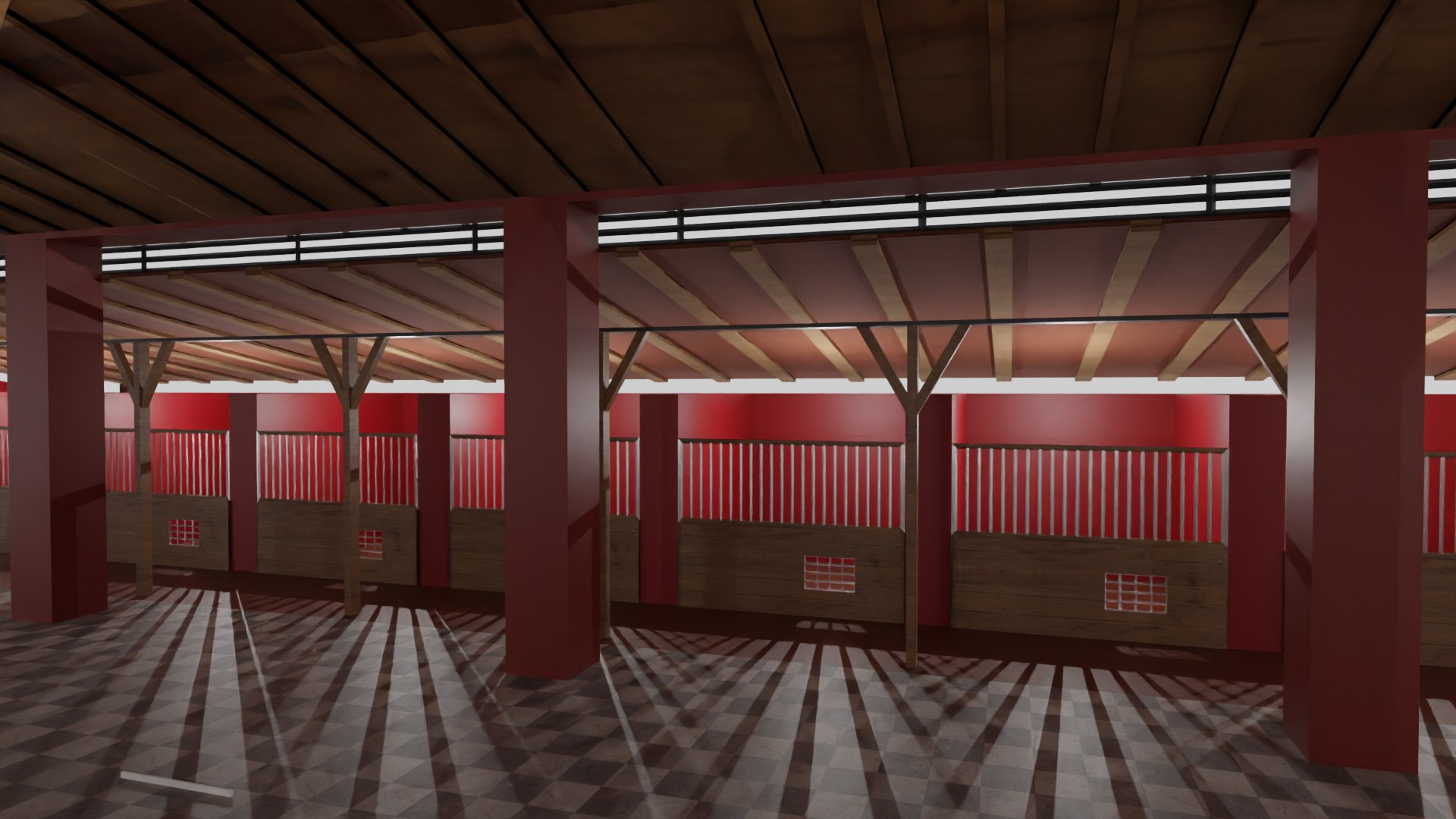 3D Horse Stable - TurboSquid 2159146