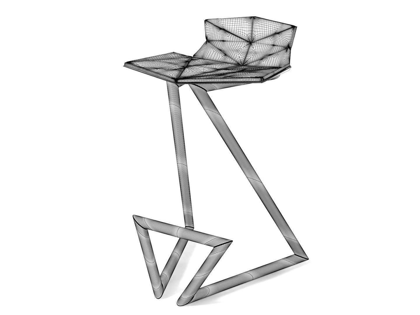 Free Z-chair N 3D Model - TurboSquid 1172239