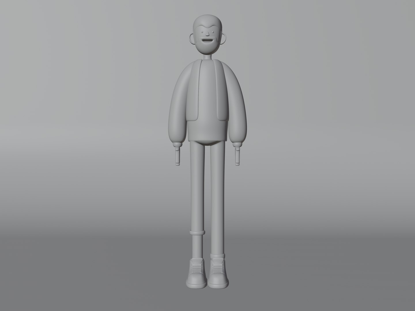 Male Cartoon Characters Base Mesh 3D Model - TurboSquid 1739454