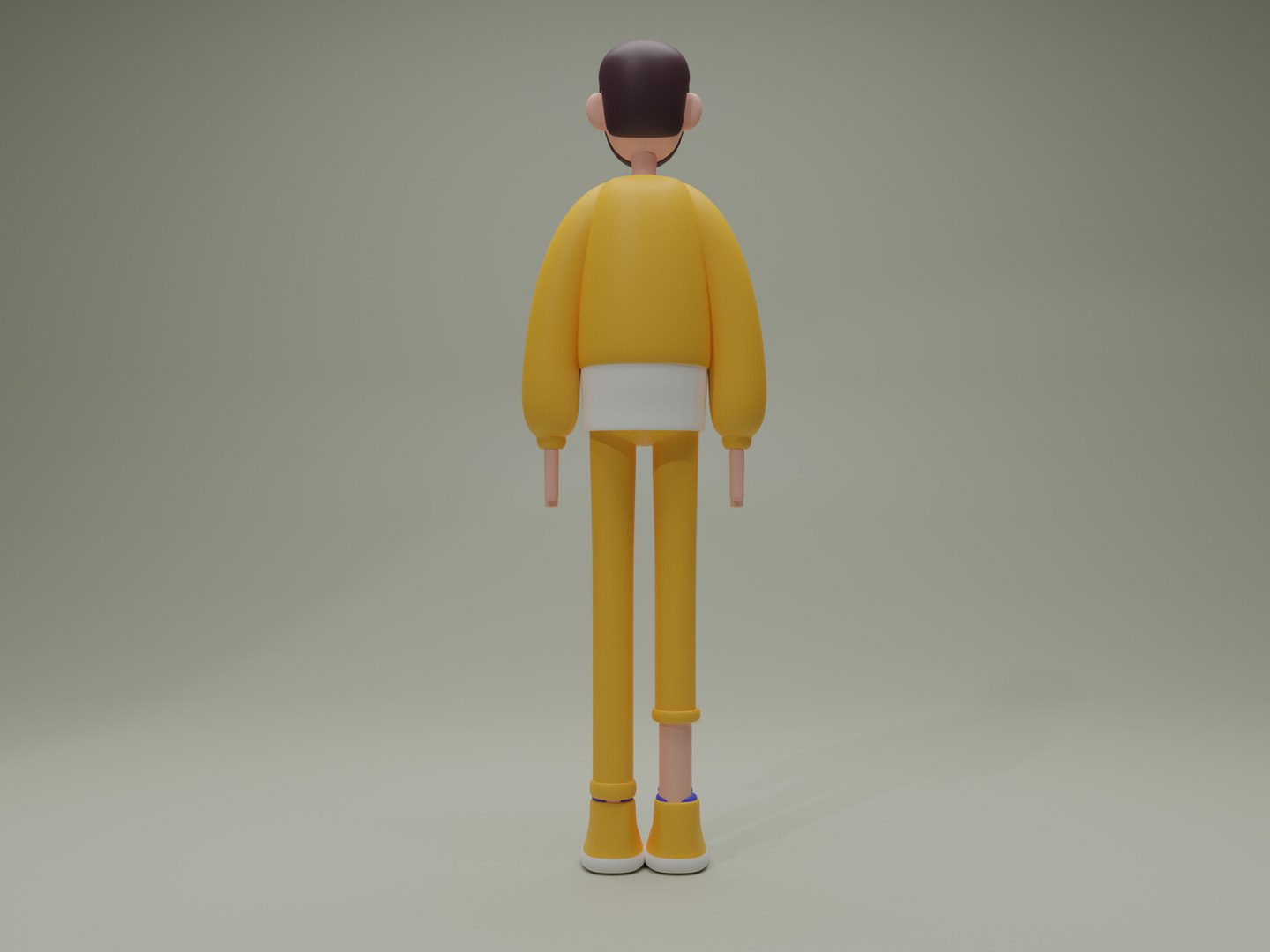 Male Cartoon Characters Base Mesh 3D Model - TurboSquid 1739454