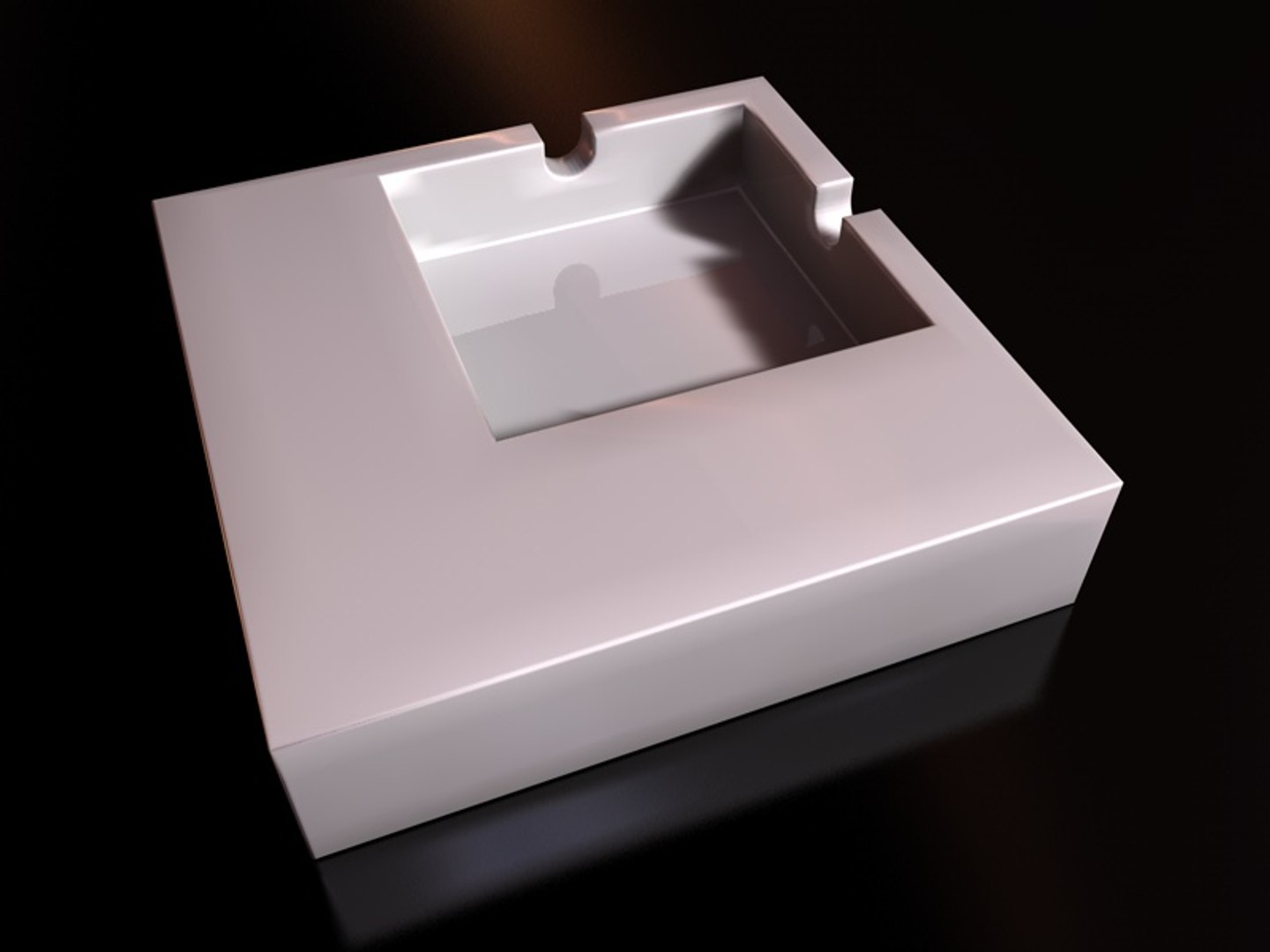 ashtray square 3d model
