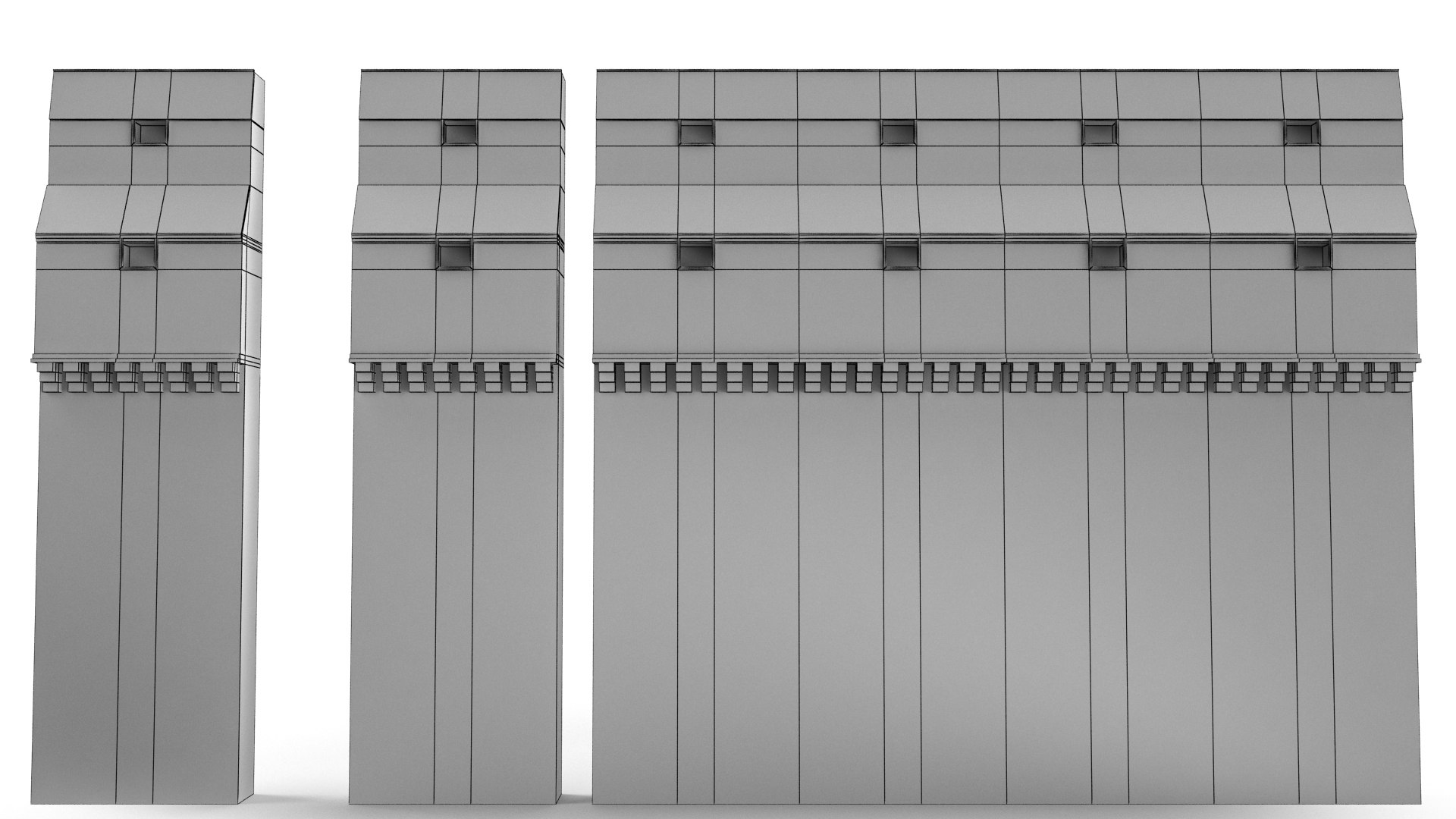 Castle Wall 3D Model - TurboSquid 1460013