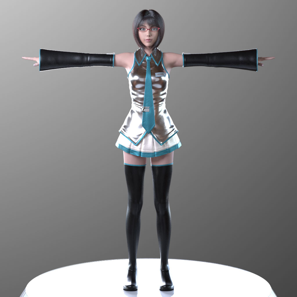3D model female body sayuri kouzuki - TurboSquid 1349444
