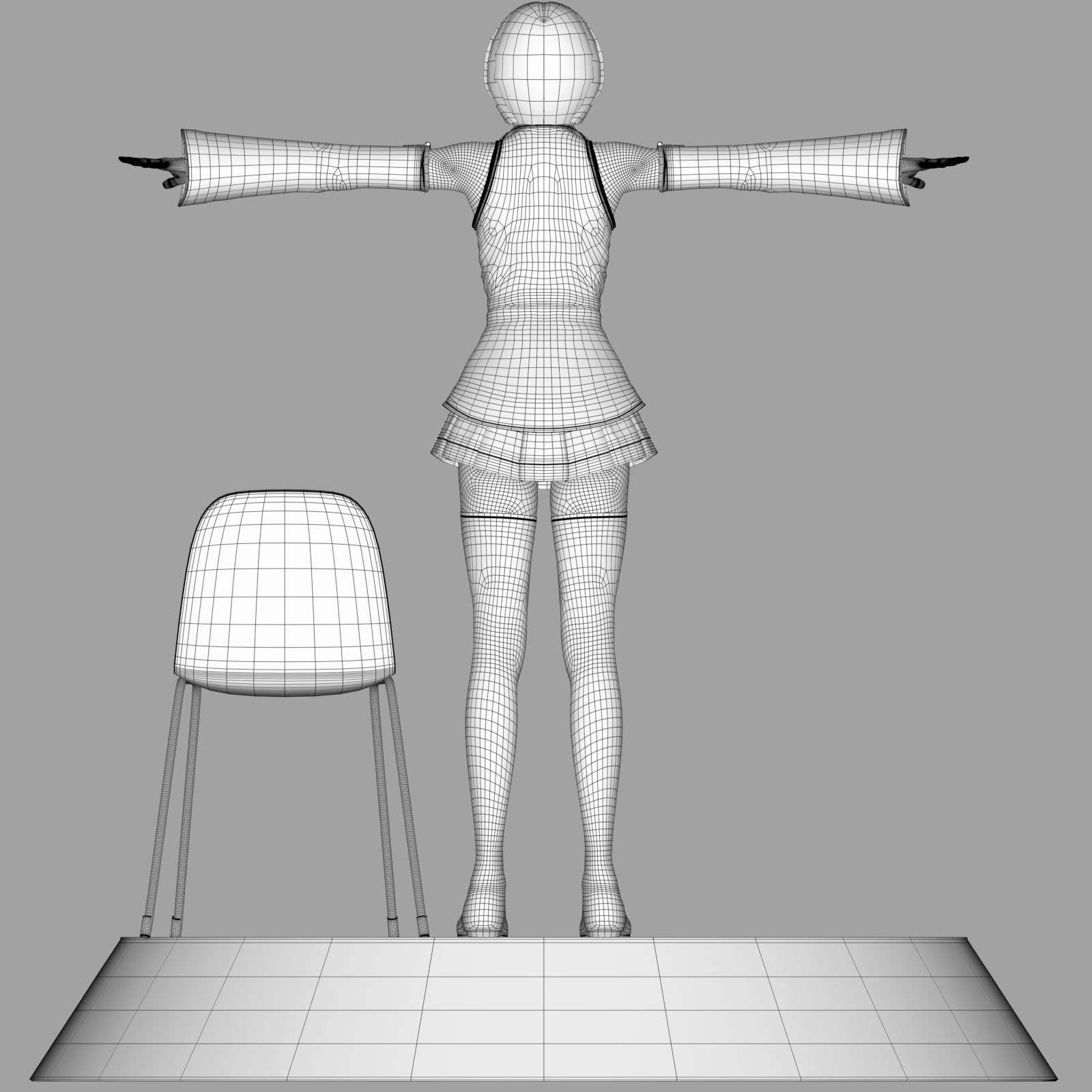 3D model female body sayuri kouzuki - TurboSquid 1349444
