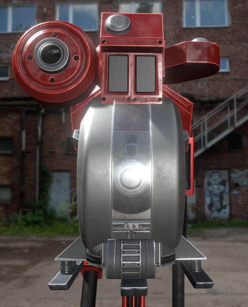 3ds Walking Mech Neck Red