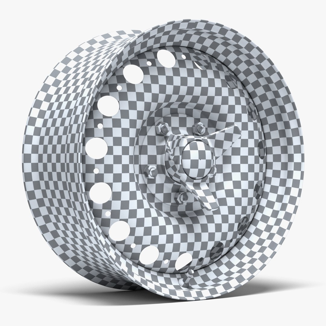 D-type Racing Wheel Dunlop 3D Model - TurboSquid 1166432